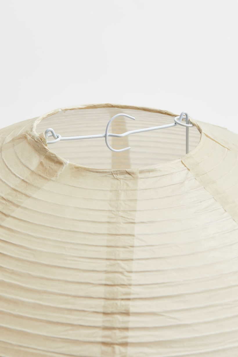Rice paper lamp shade - Light beige/Bear - Home All | H&M GB