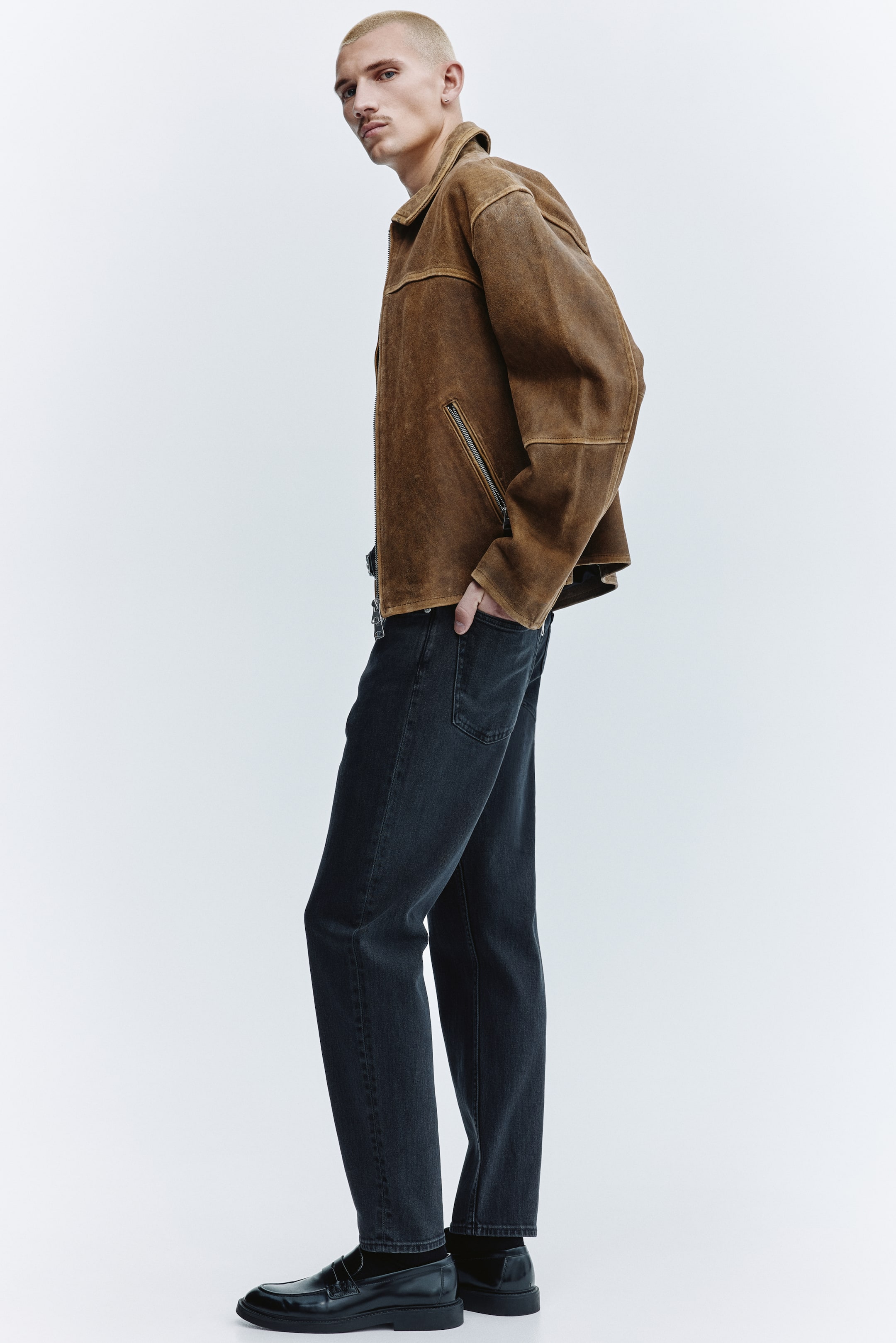 Vaquero pitillo - Negro denim - HOMBRE | H&M ES