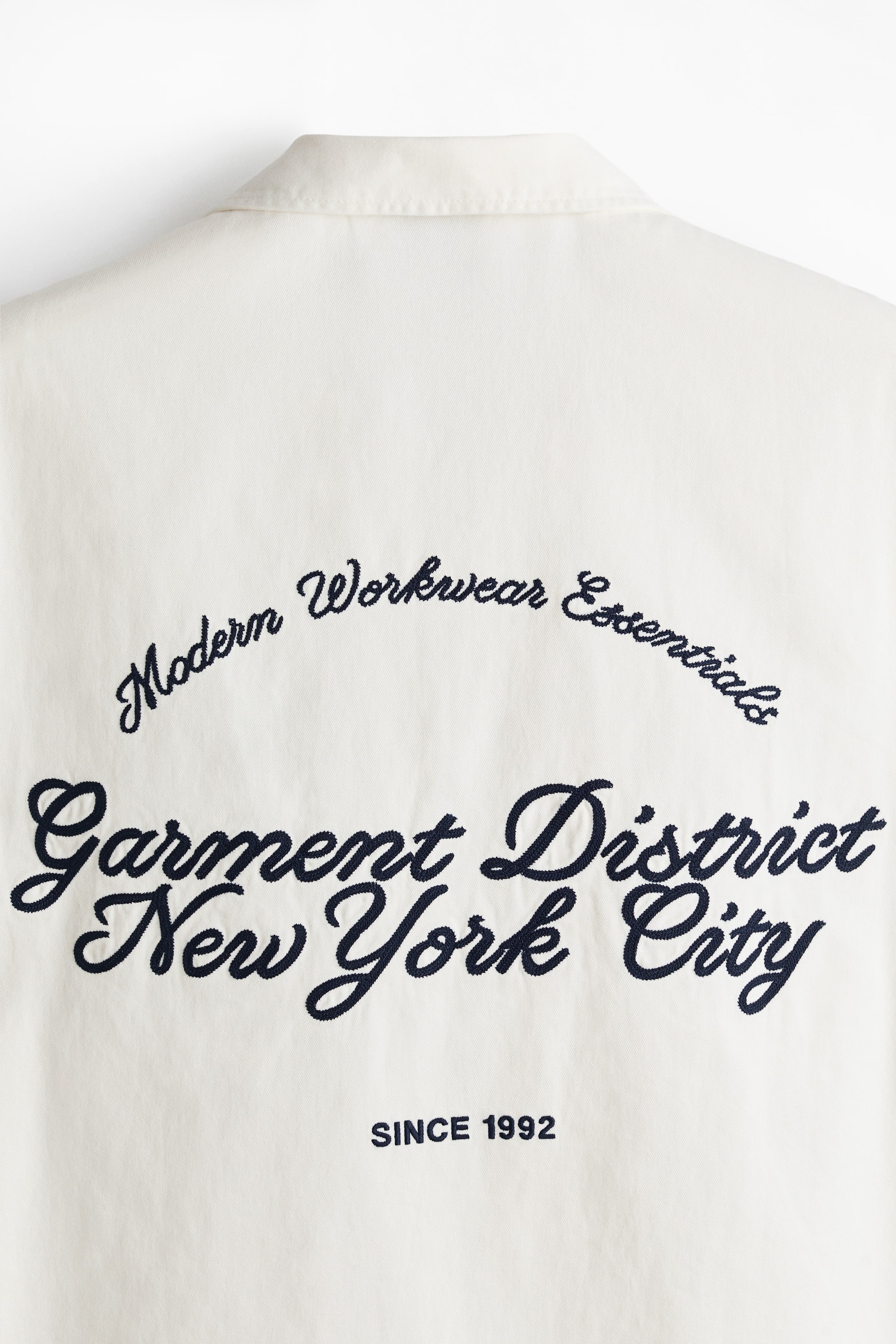 Relaxed-Fit Short-Sleeved Utility Shirt - White/Garment District - Men ...