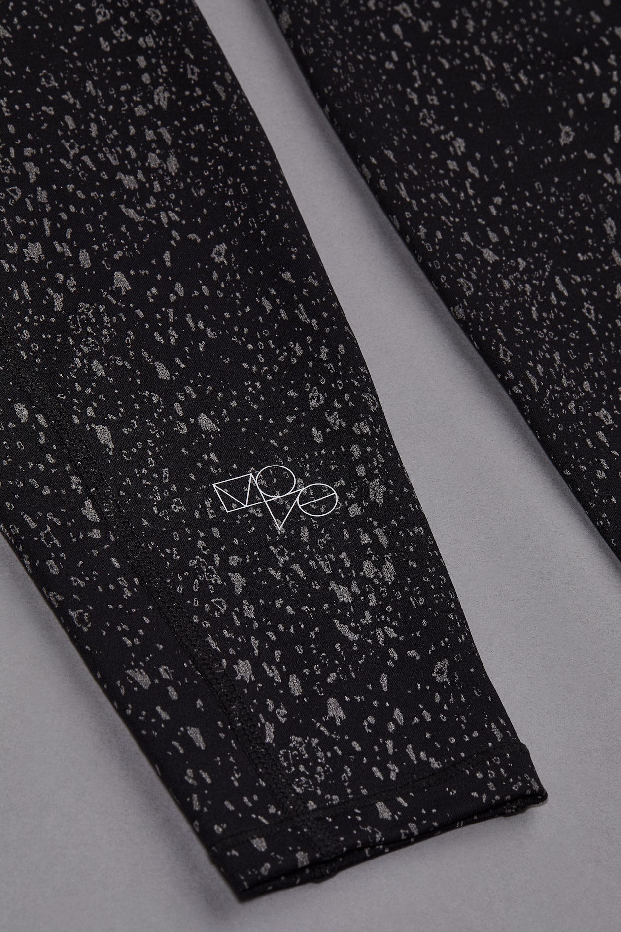 Reflective running tights - Black/Patterned - Ladies | H&M GB