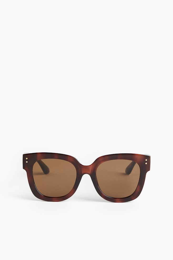 Square Sunglasses - Brown/tortoiseshell-patterned - Ladies | H&M US