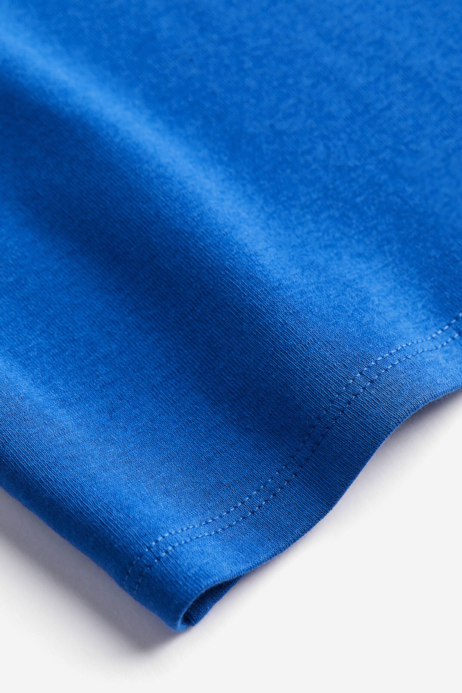 Long-sleeved Jersey Top - Bright blue - Kids | H&M US