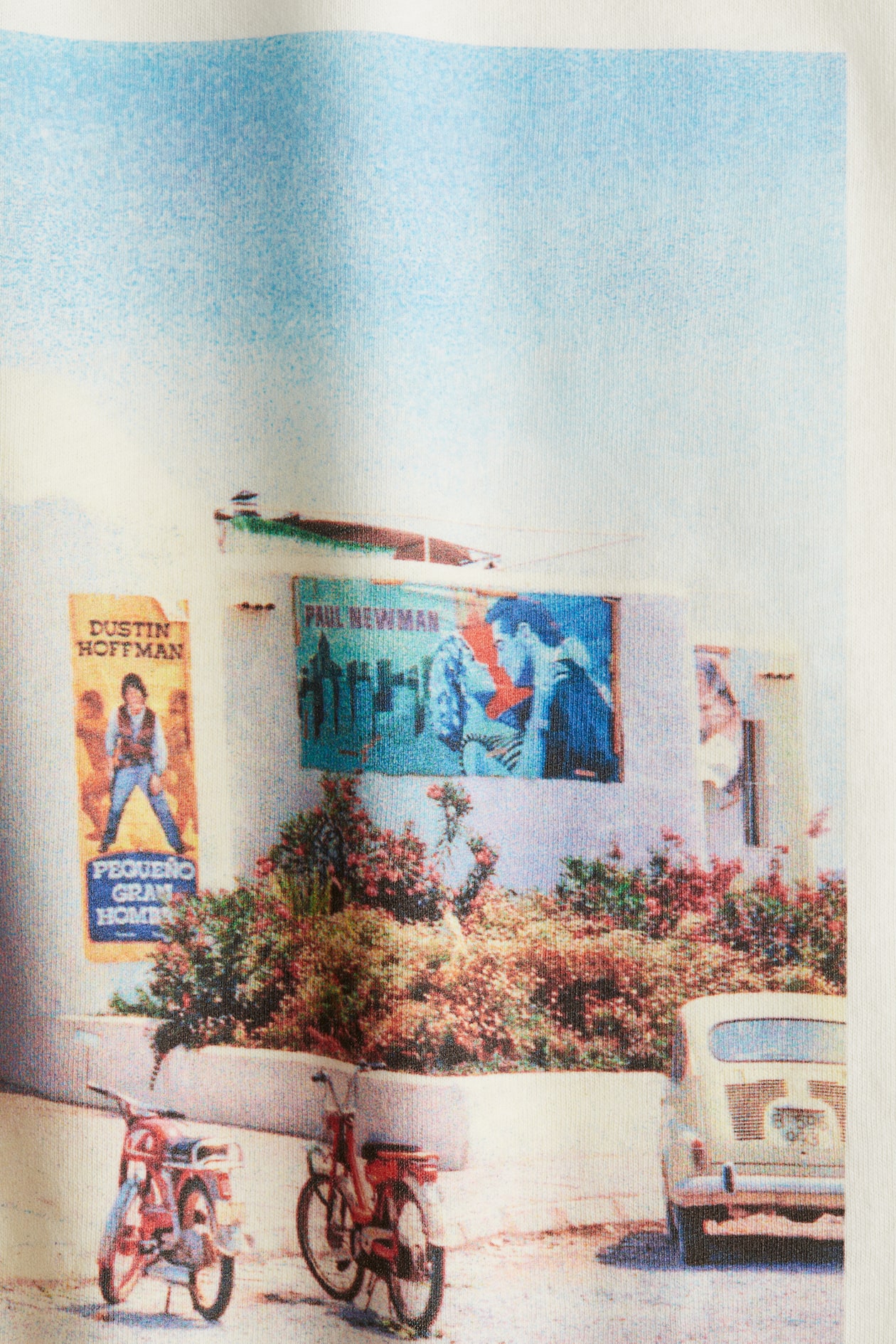 Oversized Printed T-Shirt - Cream/Pacha - Ladies | H&M US