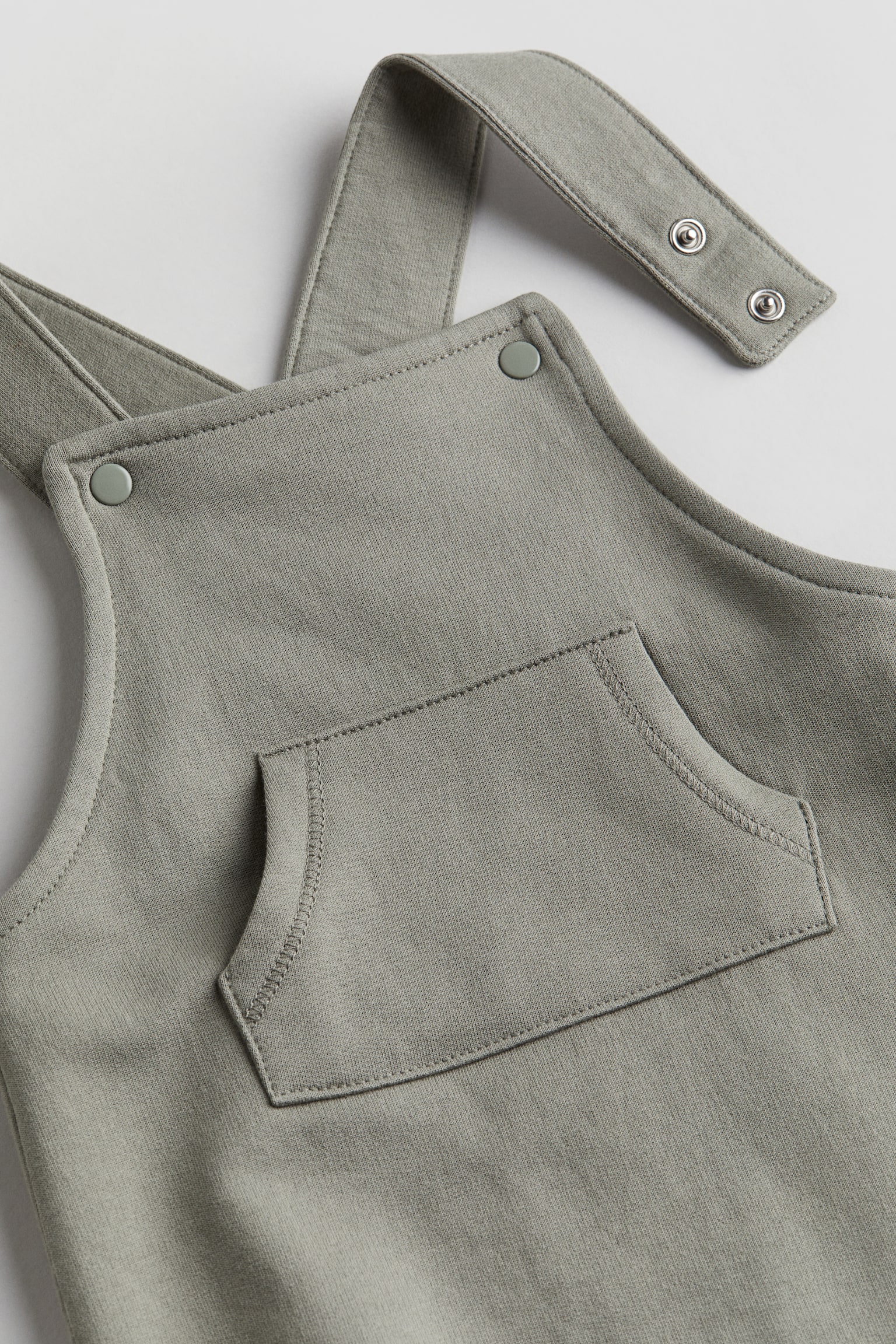 Khaki green Sweatpant Overalls for kids | H&M US