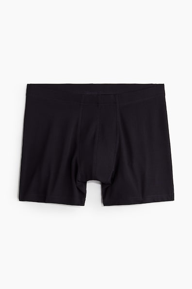 Men’s Navy blue 5-pack Cotton Boxer Shorts | H&M US