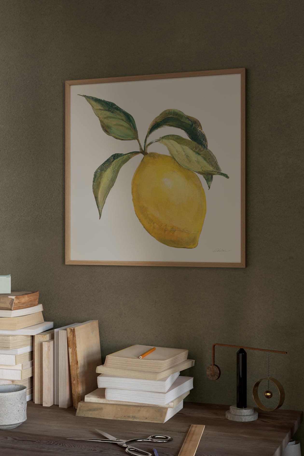 - Wild Apple - Le Citron On Cream - Jaune/citron - Poster & Frame ...
