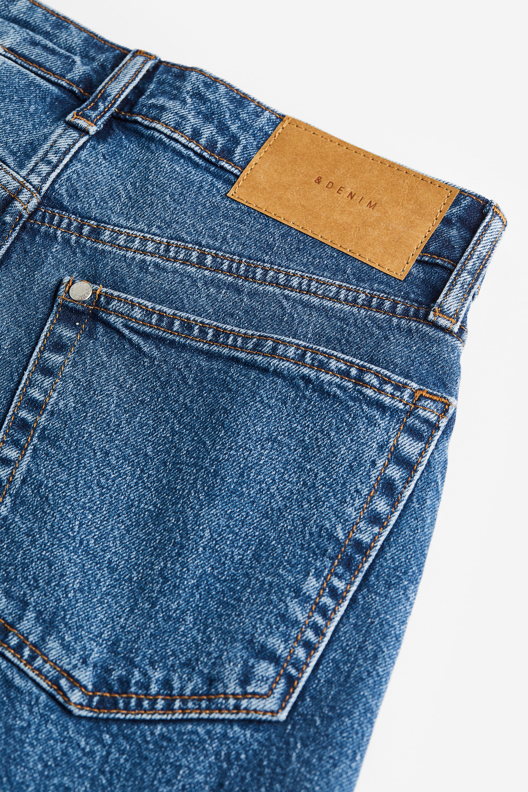 Mom Ultra High denimshorts - Denimblå - DAME | H&M NO