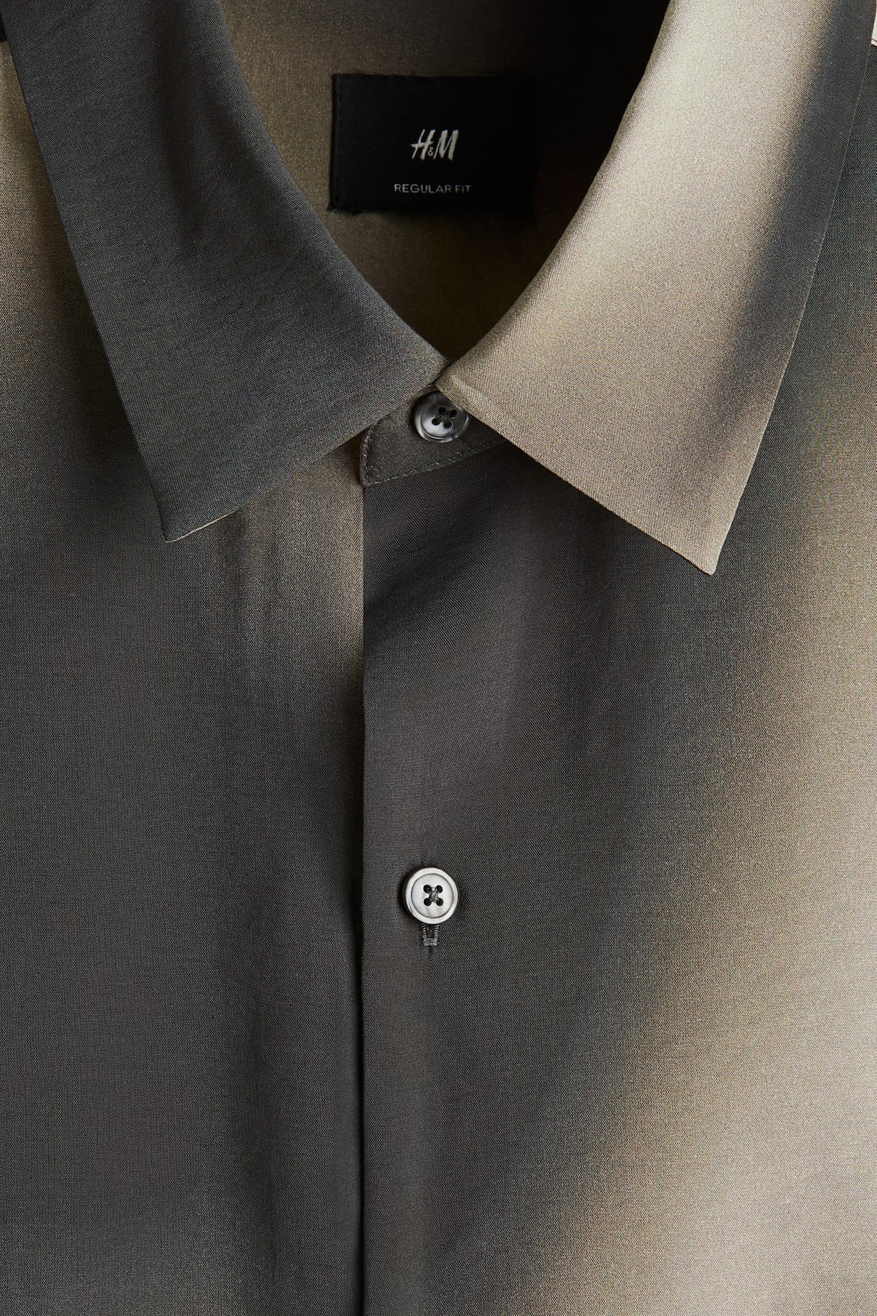 Men’s Dark gray/patterned Regular-Fit Modal-Blend Resort Shirt | H&M US