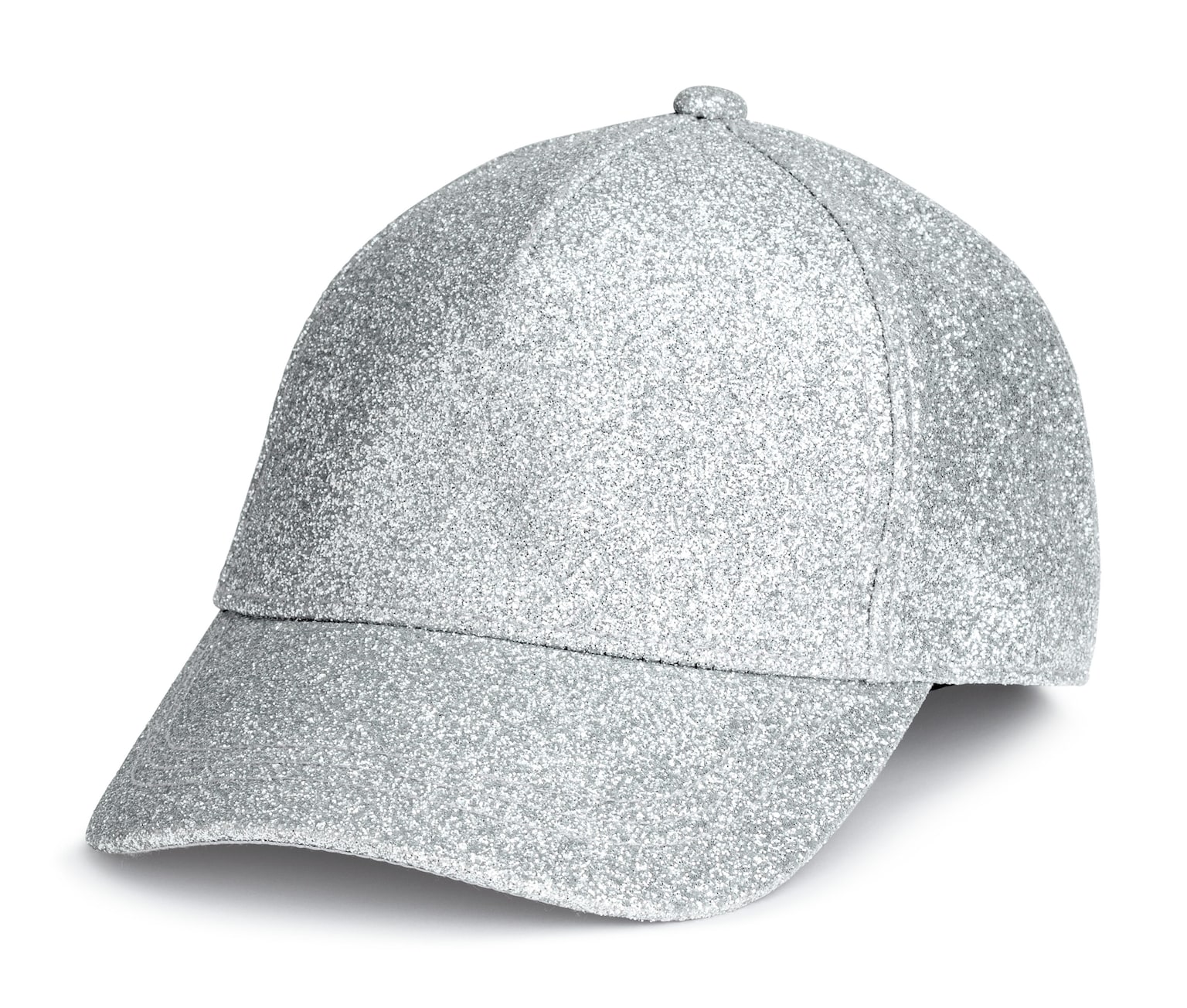 Glittery Cap - Silver-colored - Ladies | H&M US