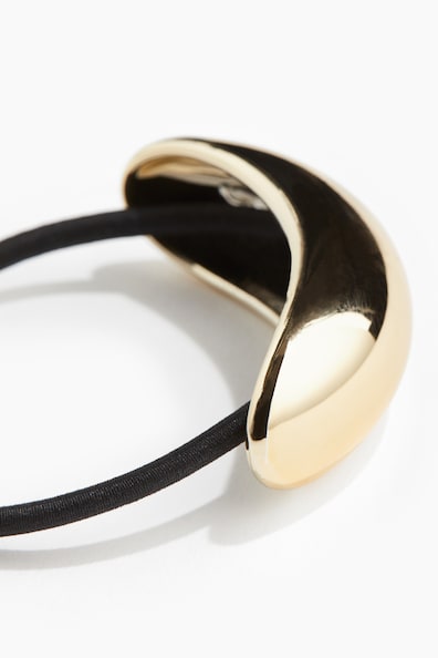 Hair Elastic with Shiny Detail - Gold-colored - Ladies | H&M US