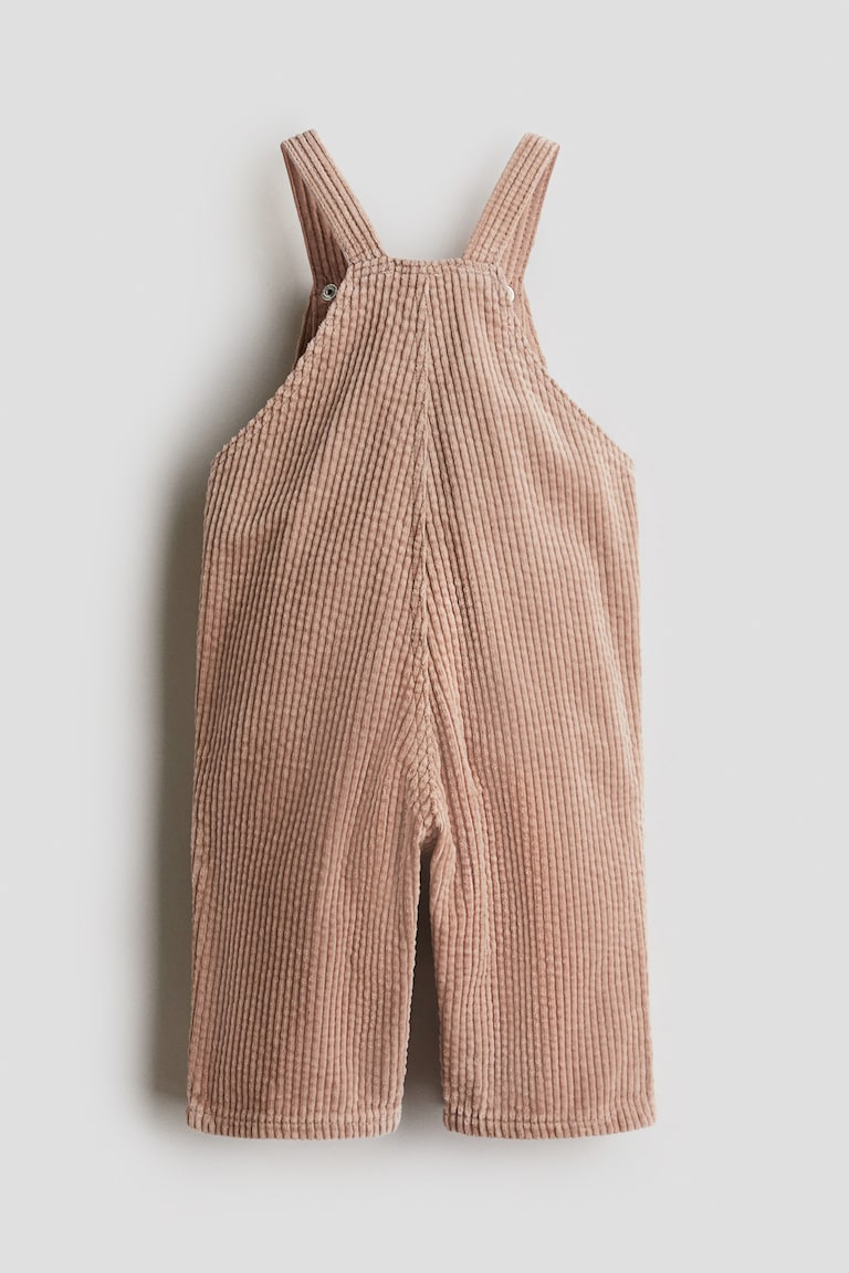 Dark beige Corduroy Overalls for kids | H&M US