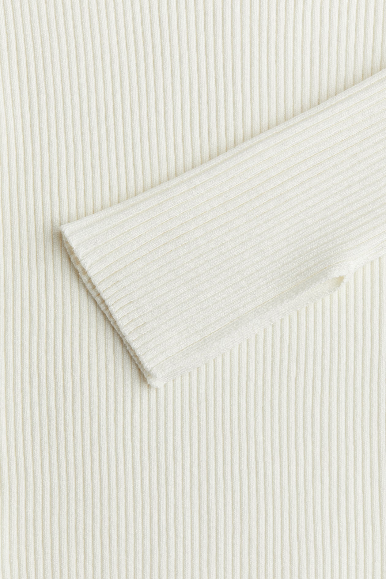 White Rib-Knit Dress for kids | H&M CA