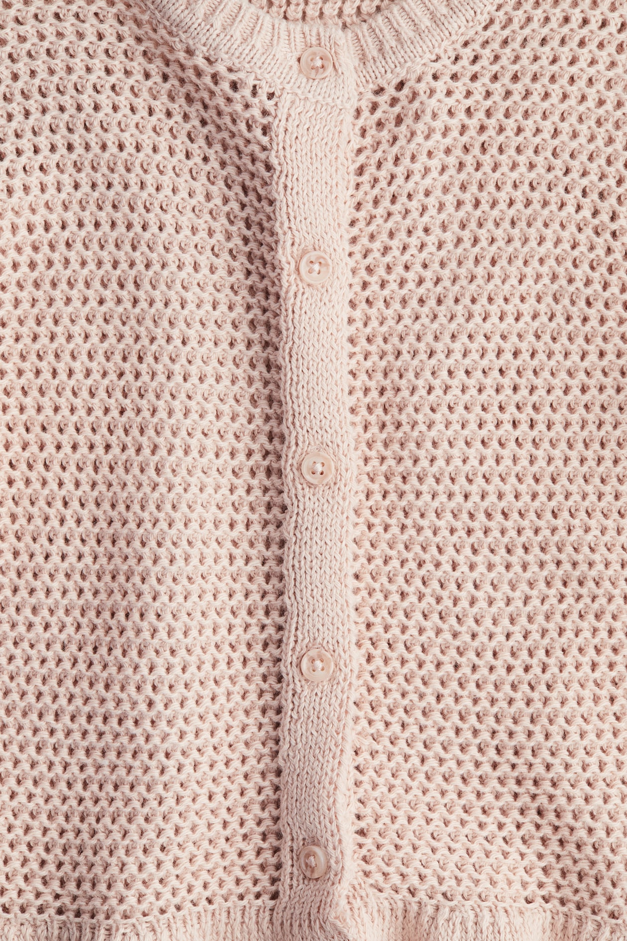Crochet-Look Cardigan - Light pink - Kids | H&M US
