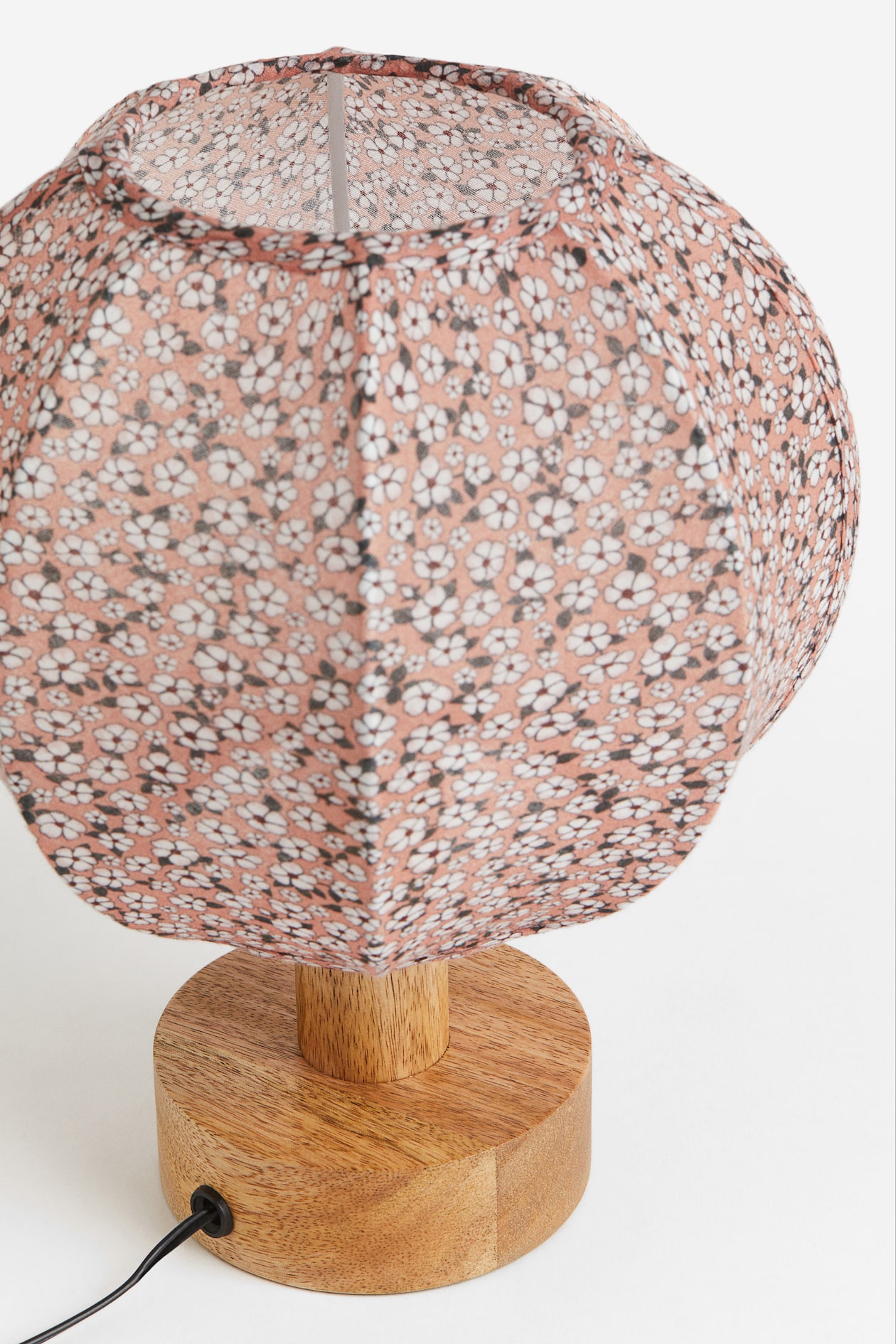 Dusty pink/floral Table Lamp at H&M Home | H&M US