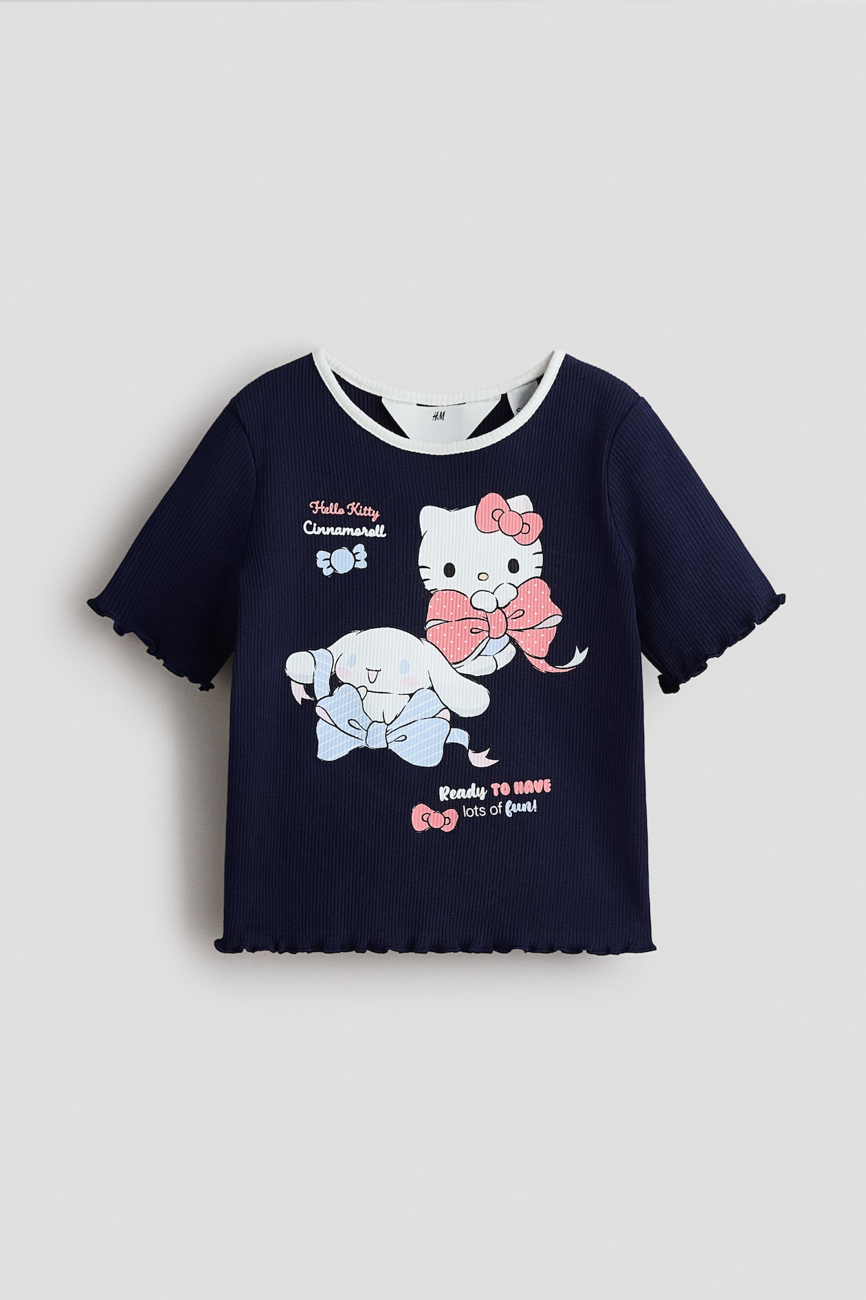 Navy blue/Hello Kitty Printed T-Shirt for kids | H&M CA