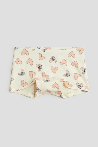 5-pack cotton boxer briefs - Peach/Lilo & Stitch - Kids | H&M MY