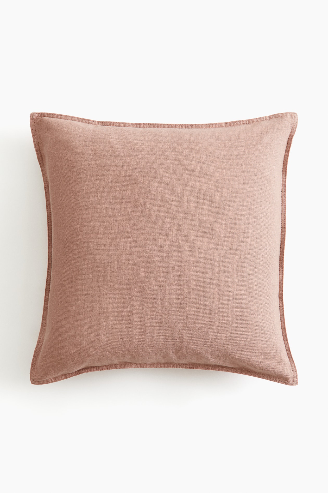 Linen-blend Cushion Cover - Dark dusty pink - Home All | H&M US