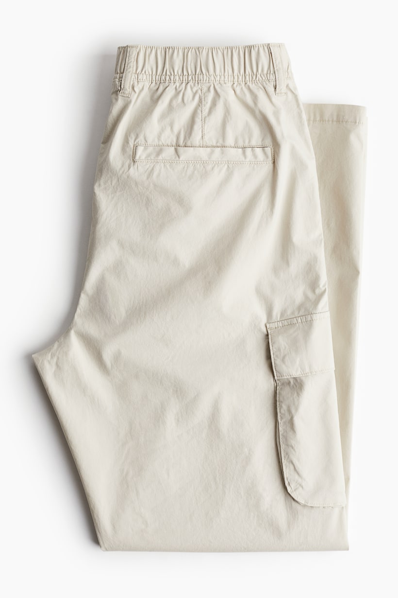 Men’s Cream Regular Fit Cargo Pants | H&M US