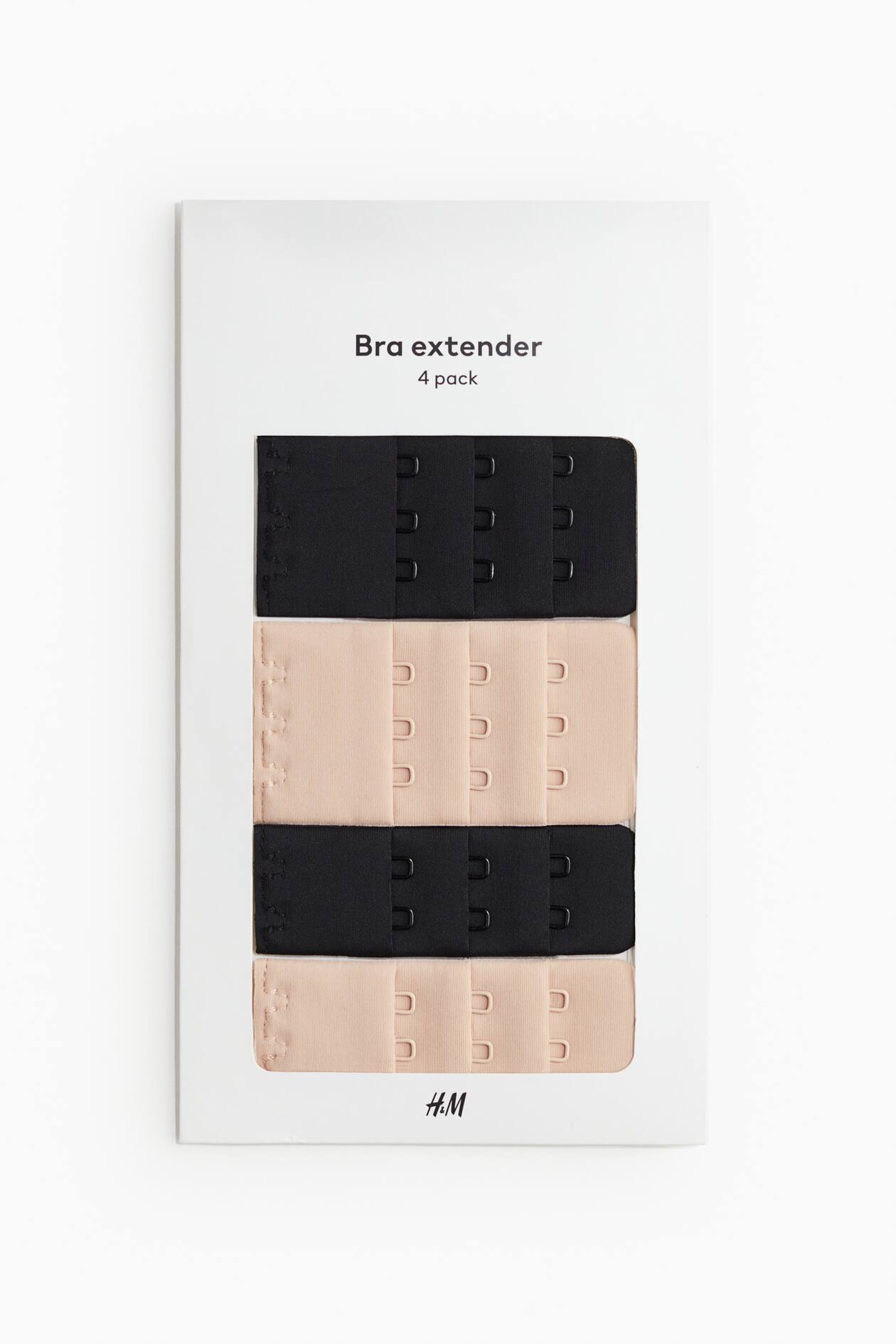 4-pack Extensores de sostén - Negro/Beige claro - Ladies | H&M MX