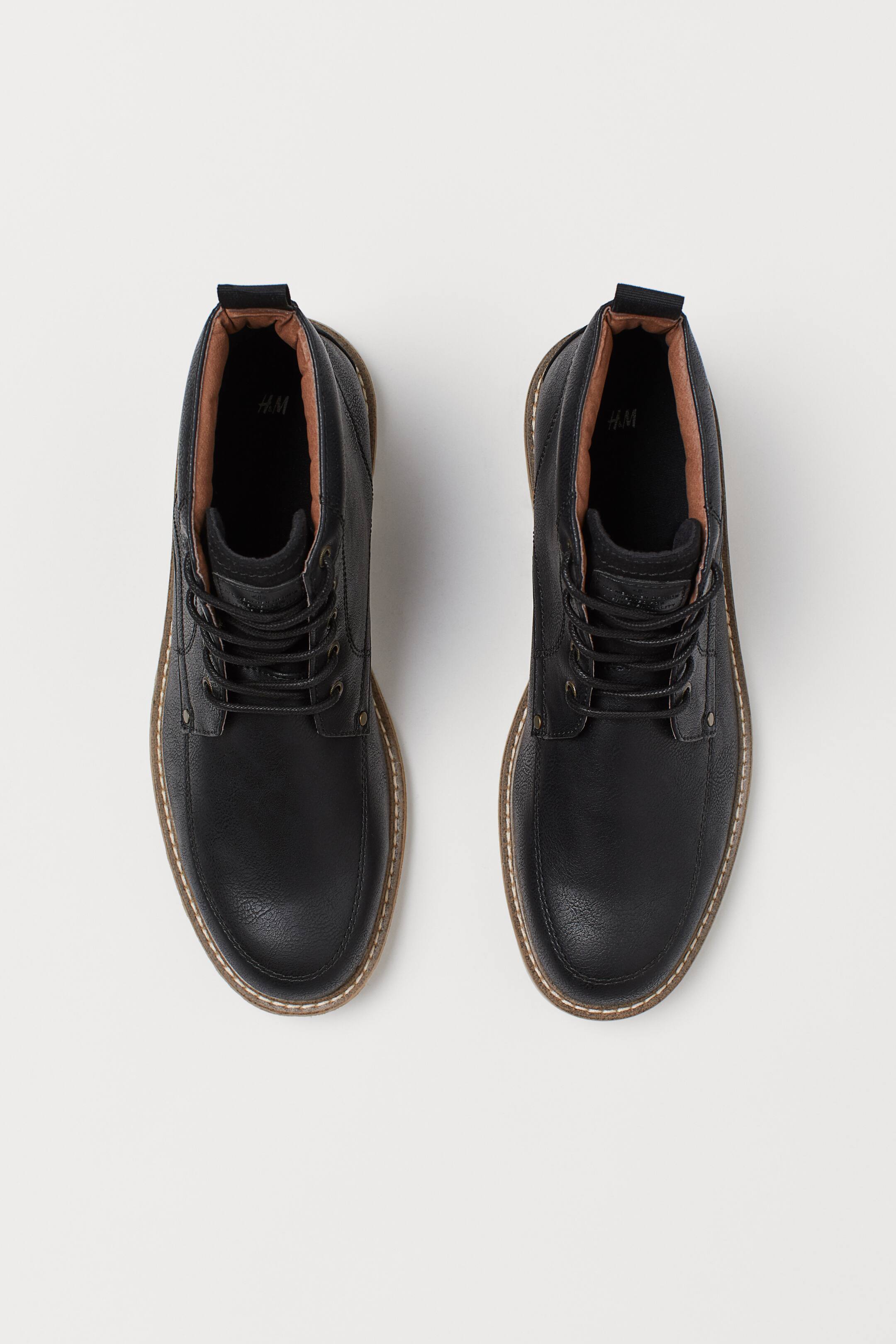 Vysoké boty - Černá - MUŽI | H&M CZ