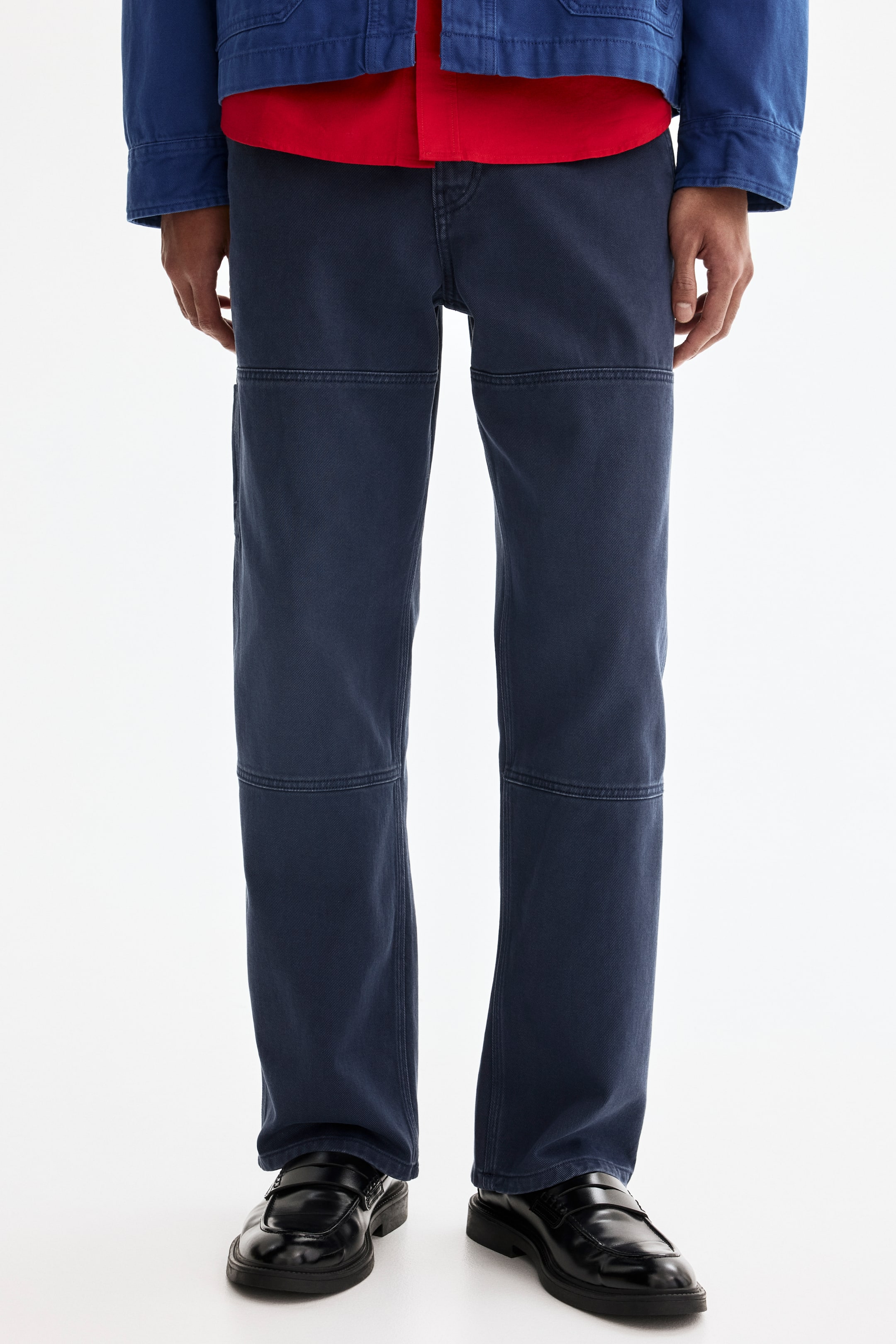 Men’s Dark blue Regular-Fit Carpenter Pants | H&M CA