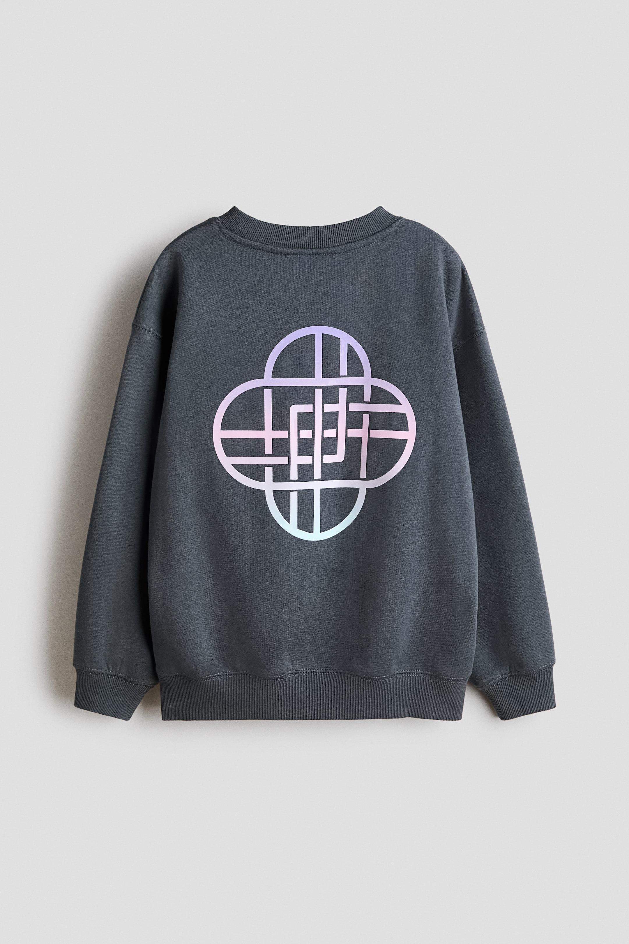 Sudadera oversize con motivo estampado - Gris/Las guerreras K-pop ...