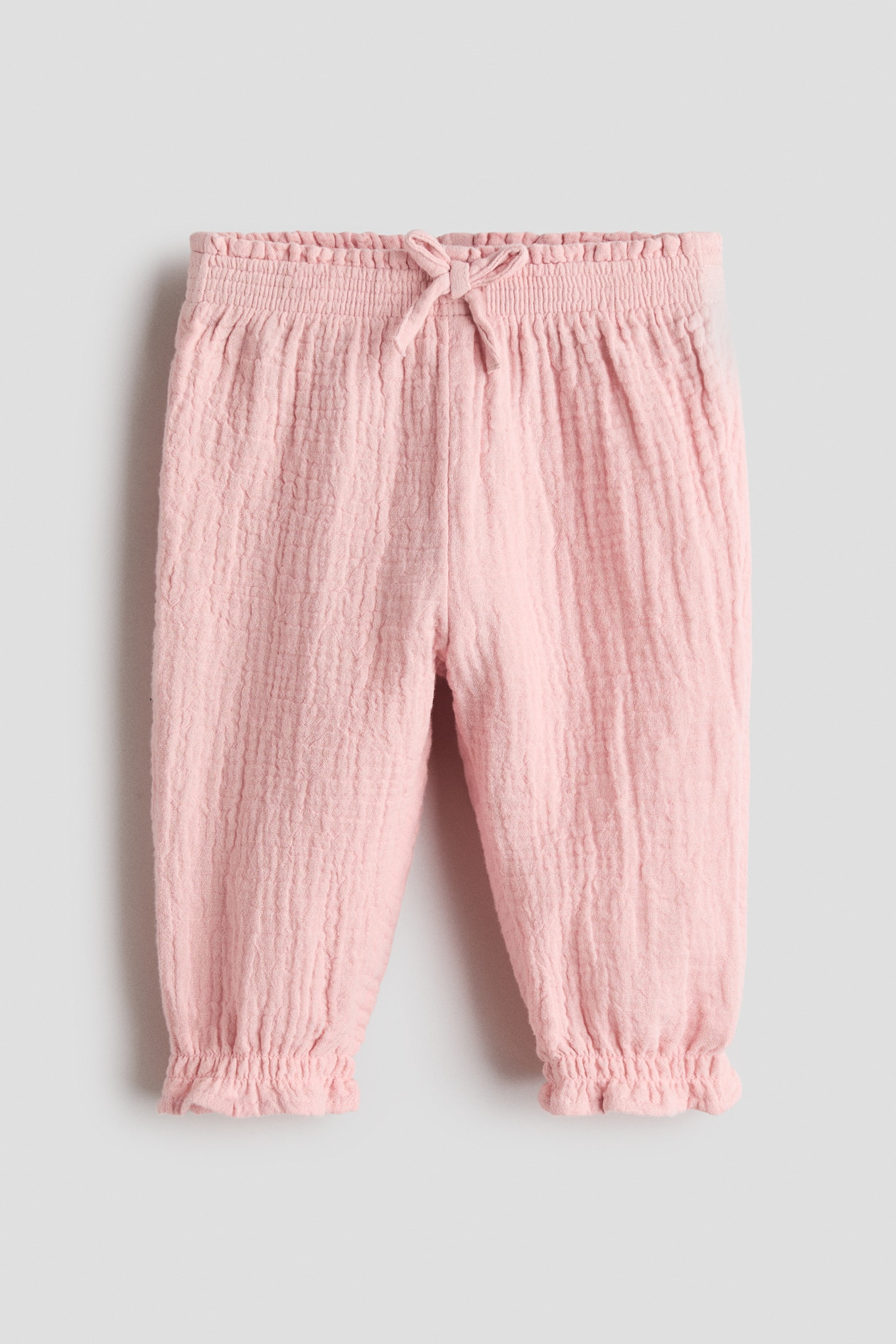 Pull-on trousers - Light pink - Kids | H&M SG