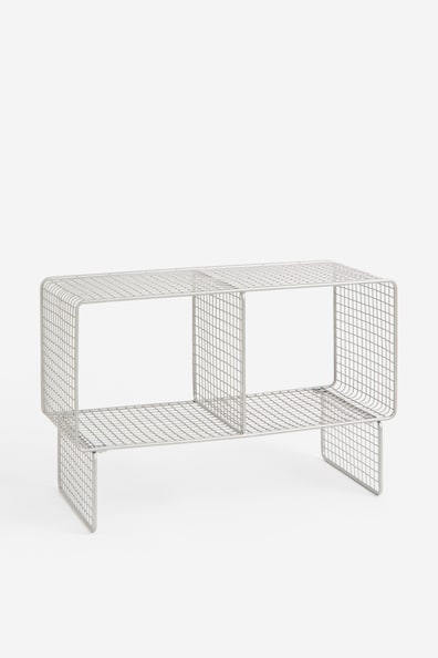 Silver-coloured Metal wire cabinet at H&M Home | H&M GB