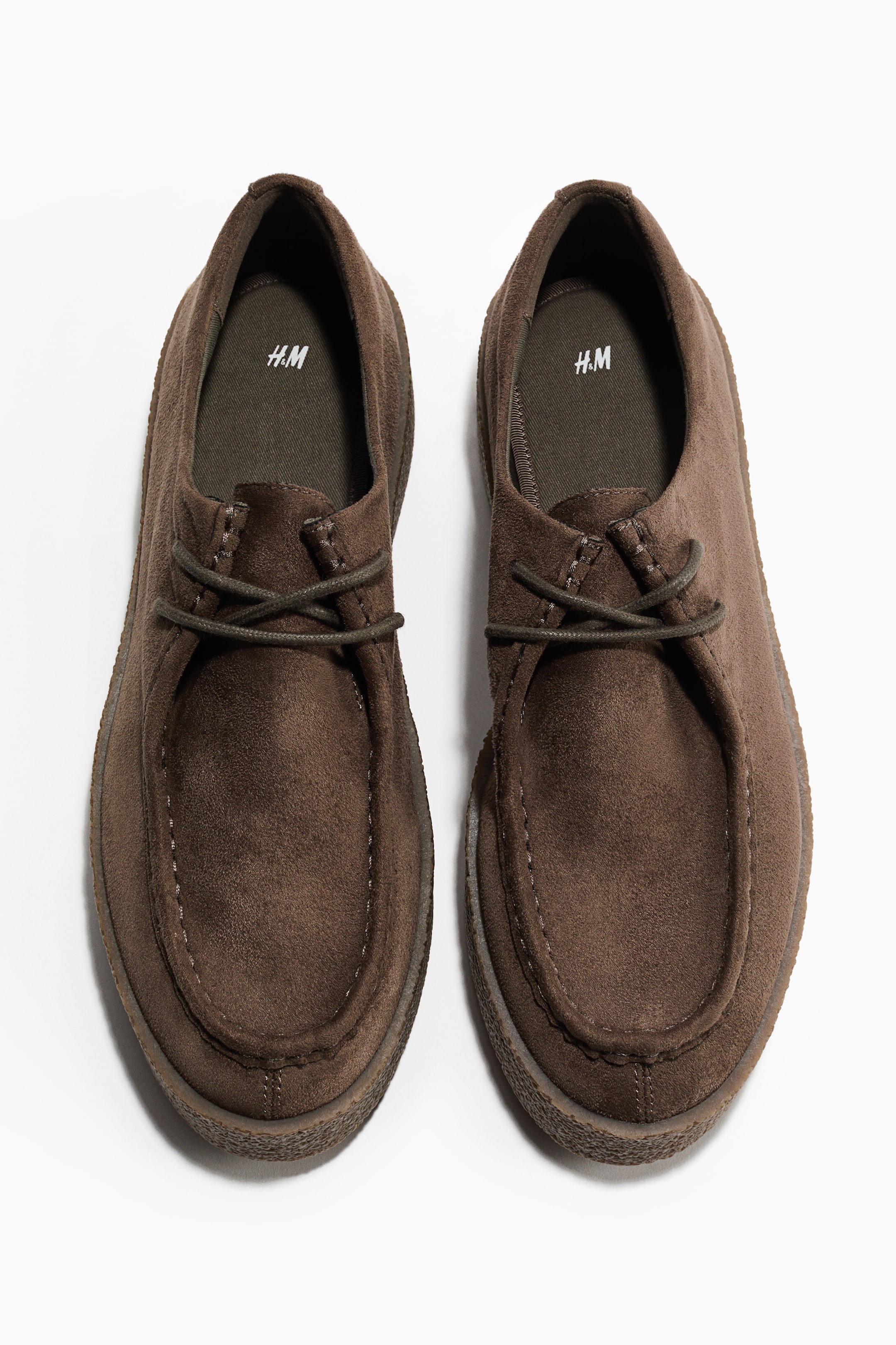Moccasin-seam shoes - Brown - Men | H&M SG