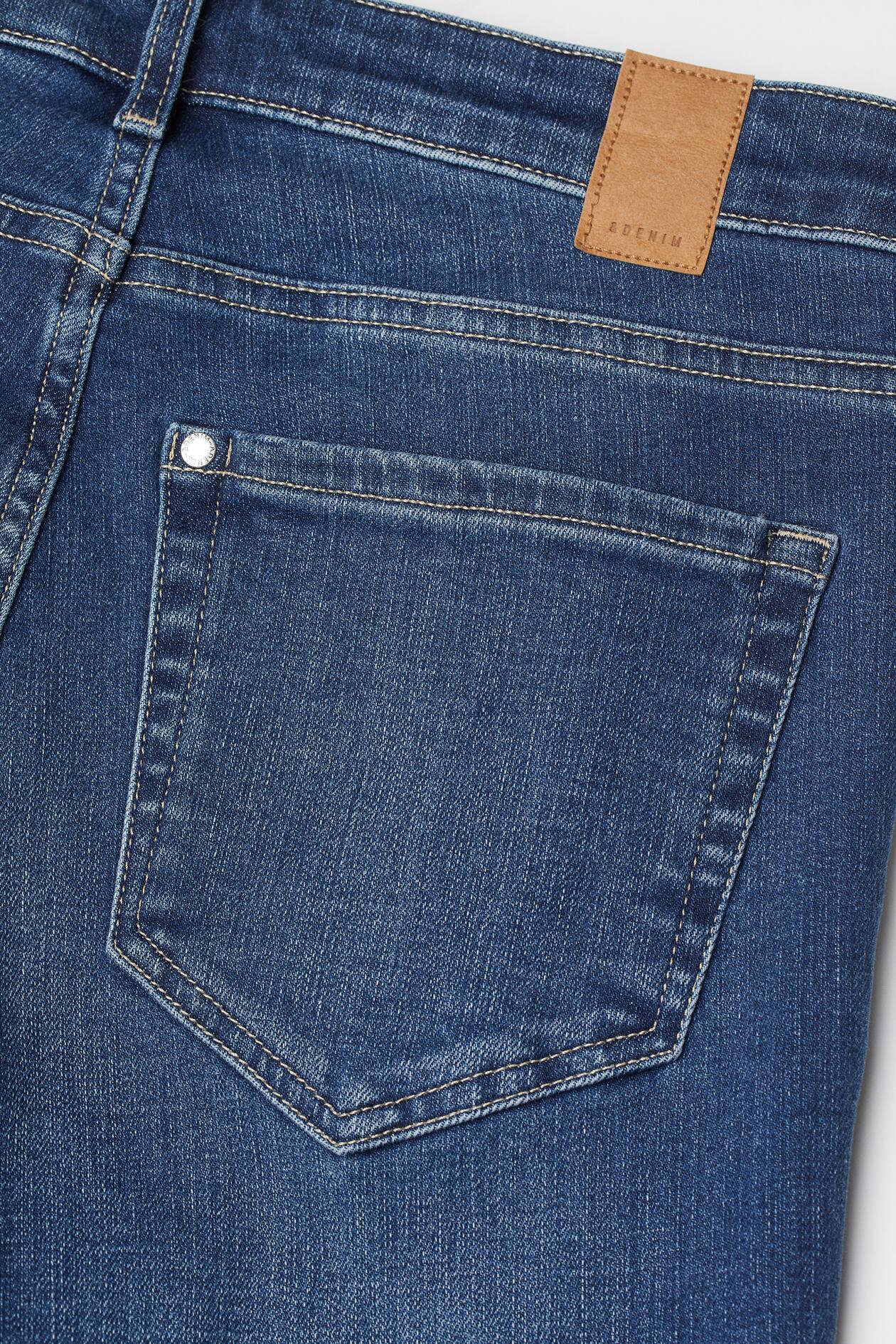 Thermolite® Warm Skinny Jeans - Dark denim blue - Ladies | H&M US