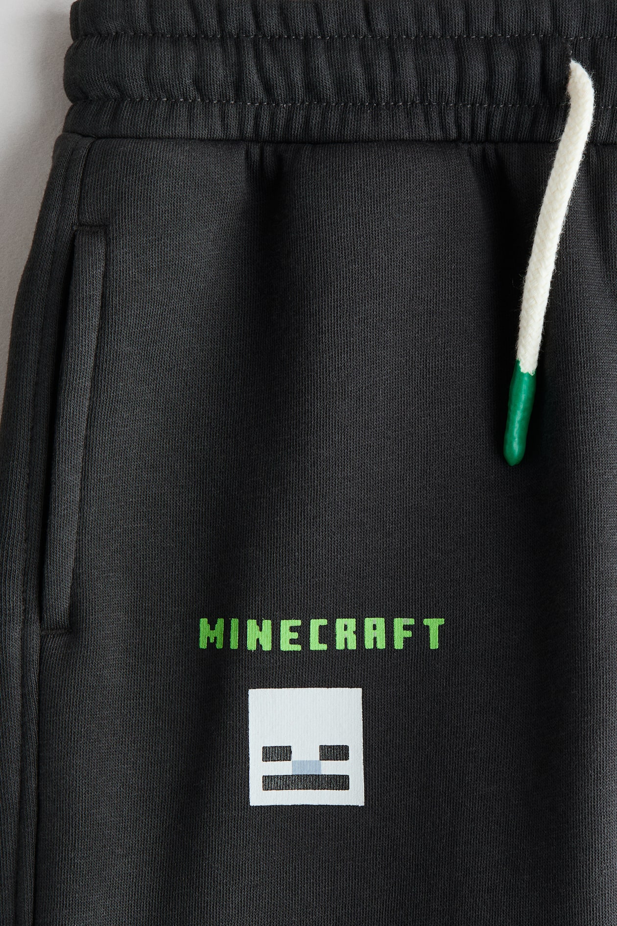 Quần jogger nỉ in hình - Màu đen/Minecraft - Kids | H&M VN