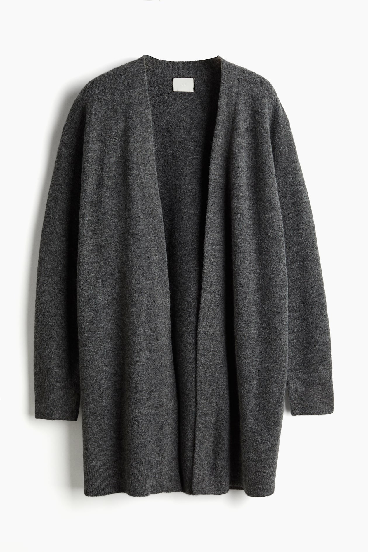 Long Cardigan - Dark gray melange - Ladies | H&M CA