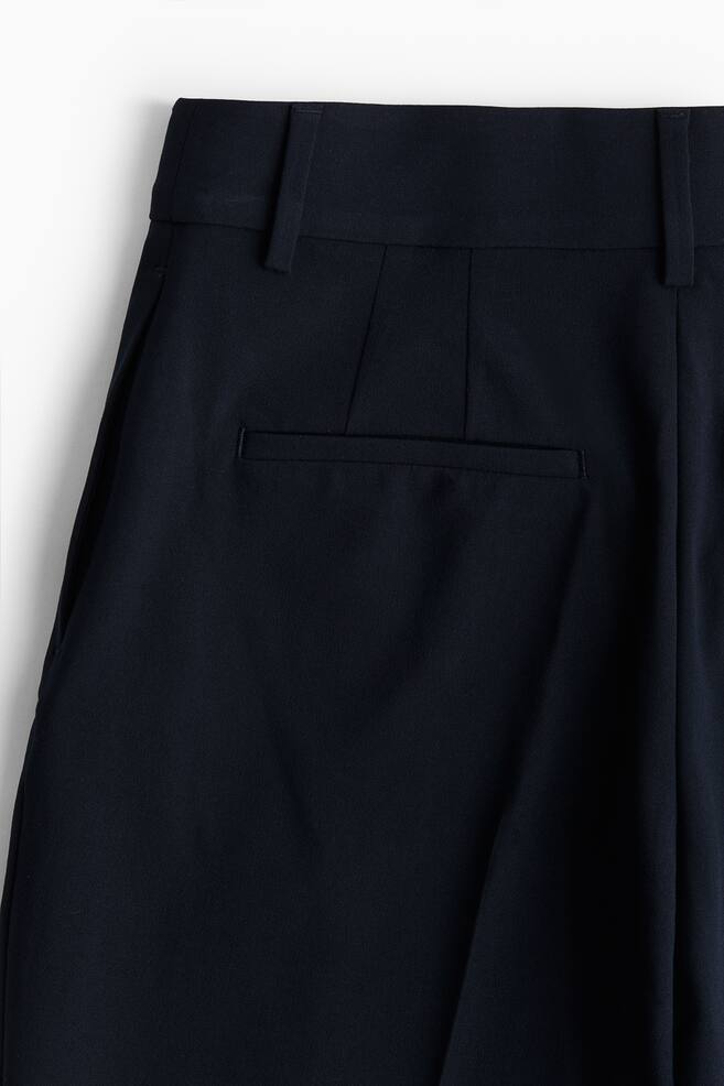 Women's Navy blue Cigarette trousers | H&M IN