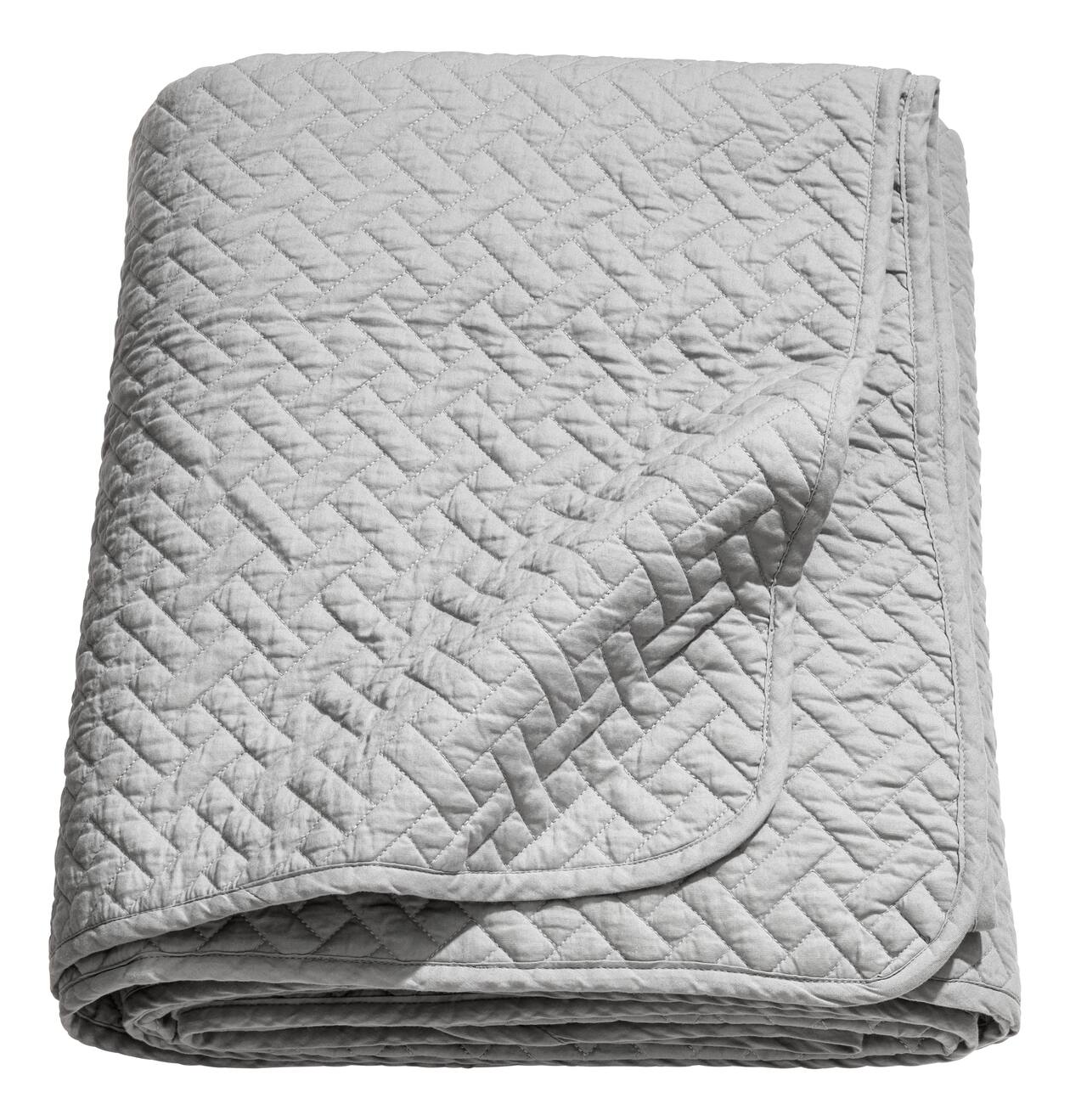 Quilted bedspread single - Grey - Home All | H&M GB