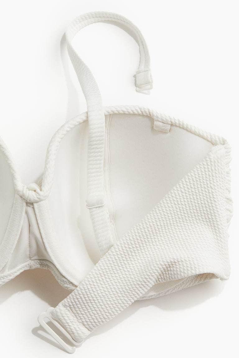 Women's White Balconette Bikini Top | H&M US