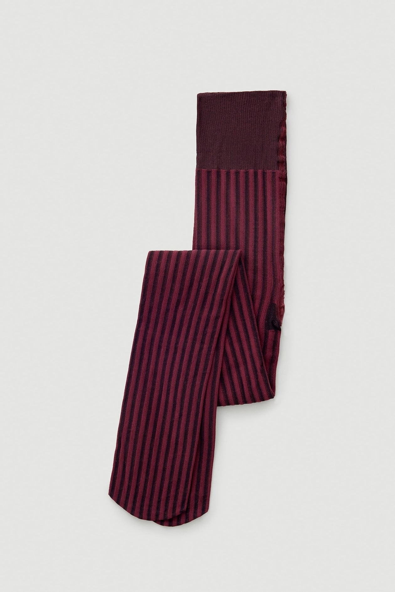 Hilda Stripe Strumpfhose 80 Den - Red Mahogany - Swedish Stockings ...