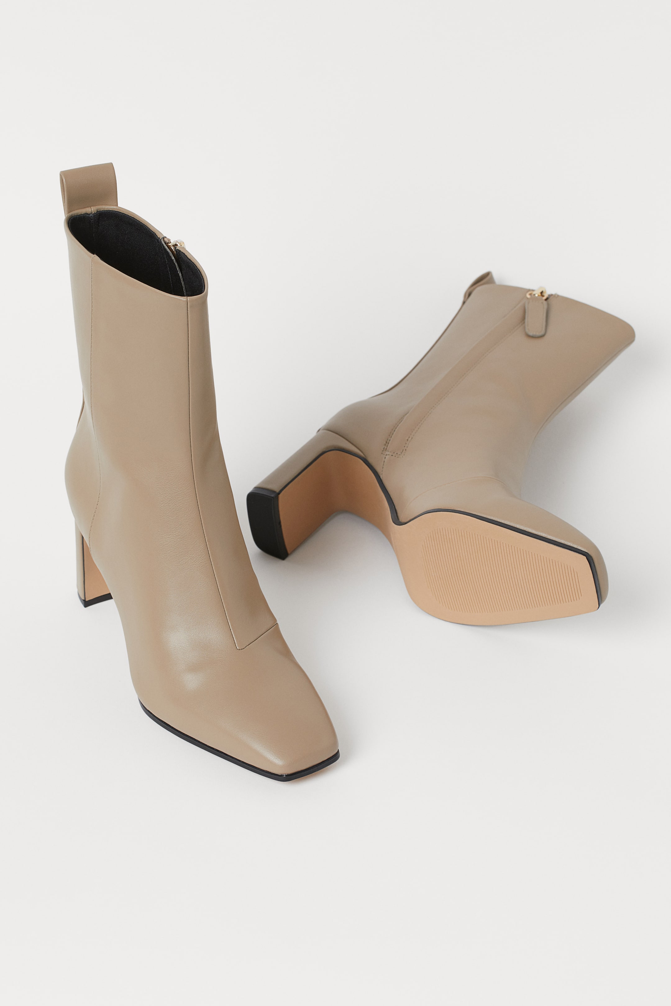 Stiefeletten - Hoher Absatz - Beige - Ladies | H&M AT
