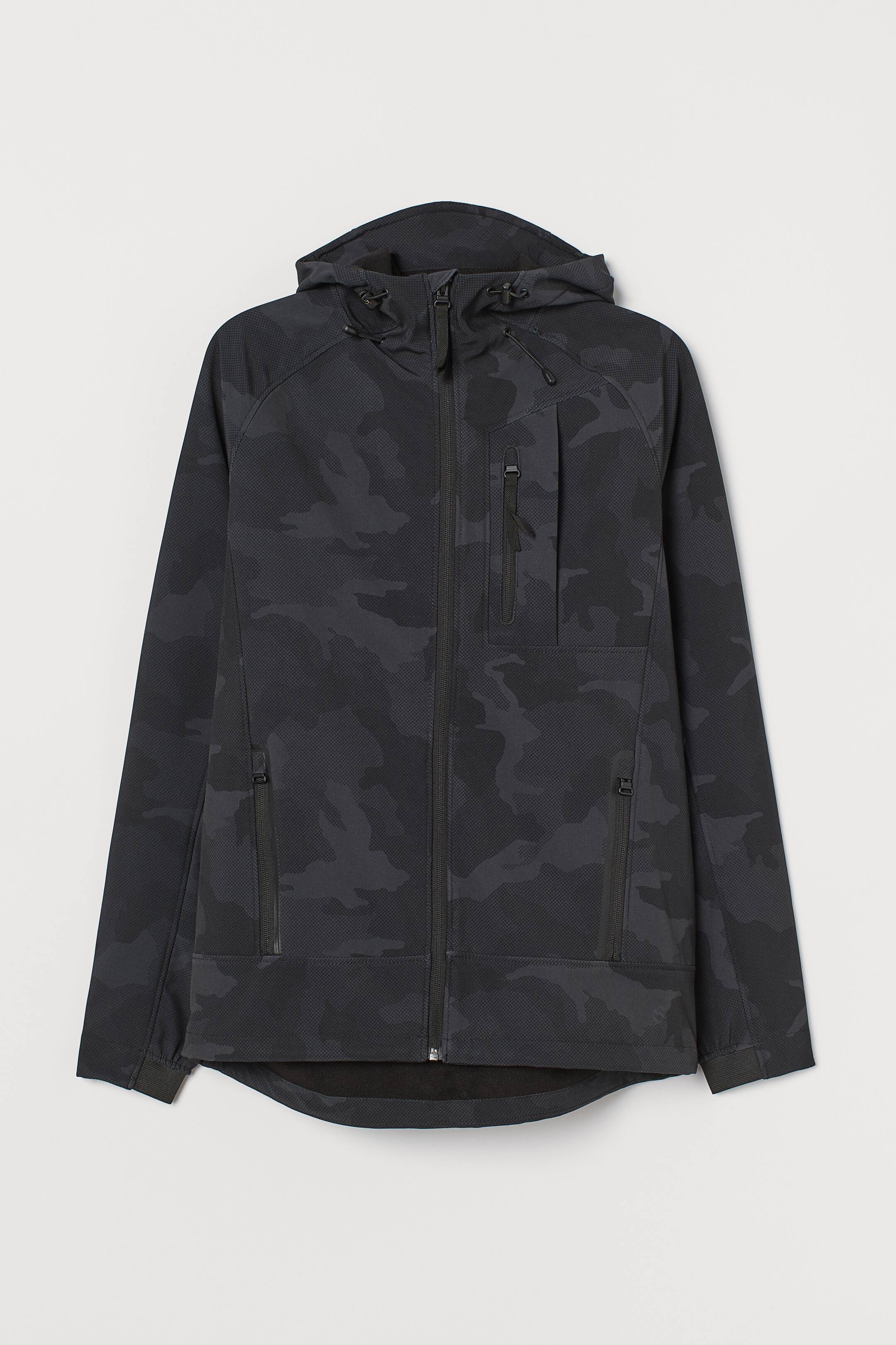 Softshell Jacket - Gray-black - Men | H&M CA