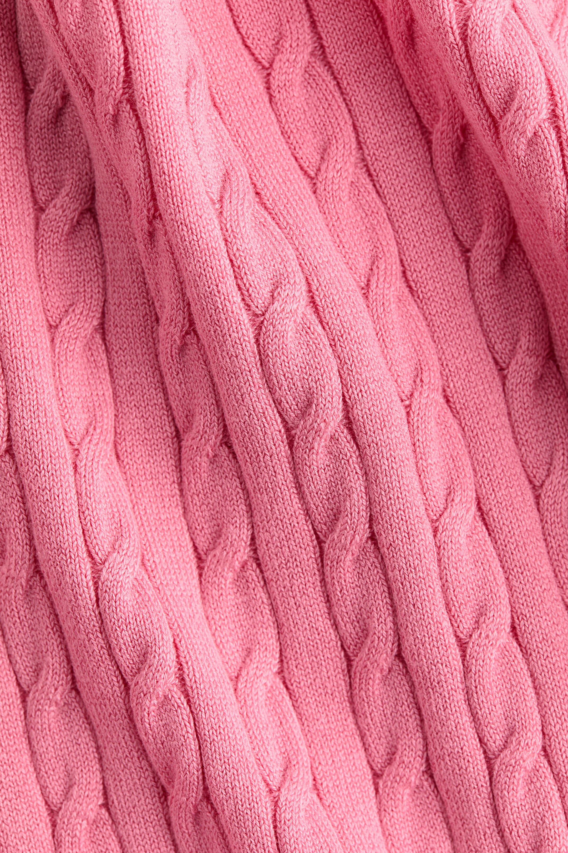 Cable-Knit Sweater - Pink - Ladies | H&M US
