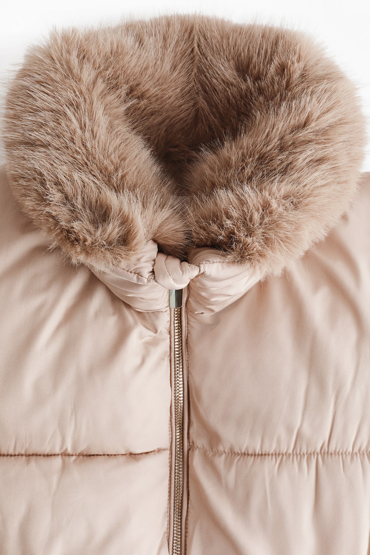 Women's Light taupe Oversized Puffer Jacket | H&M US