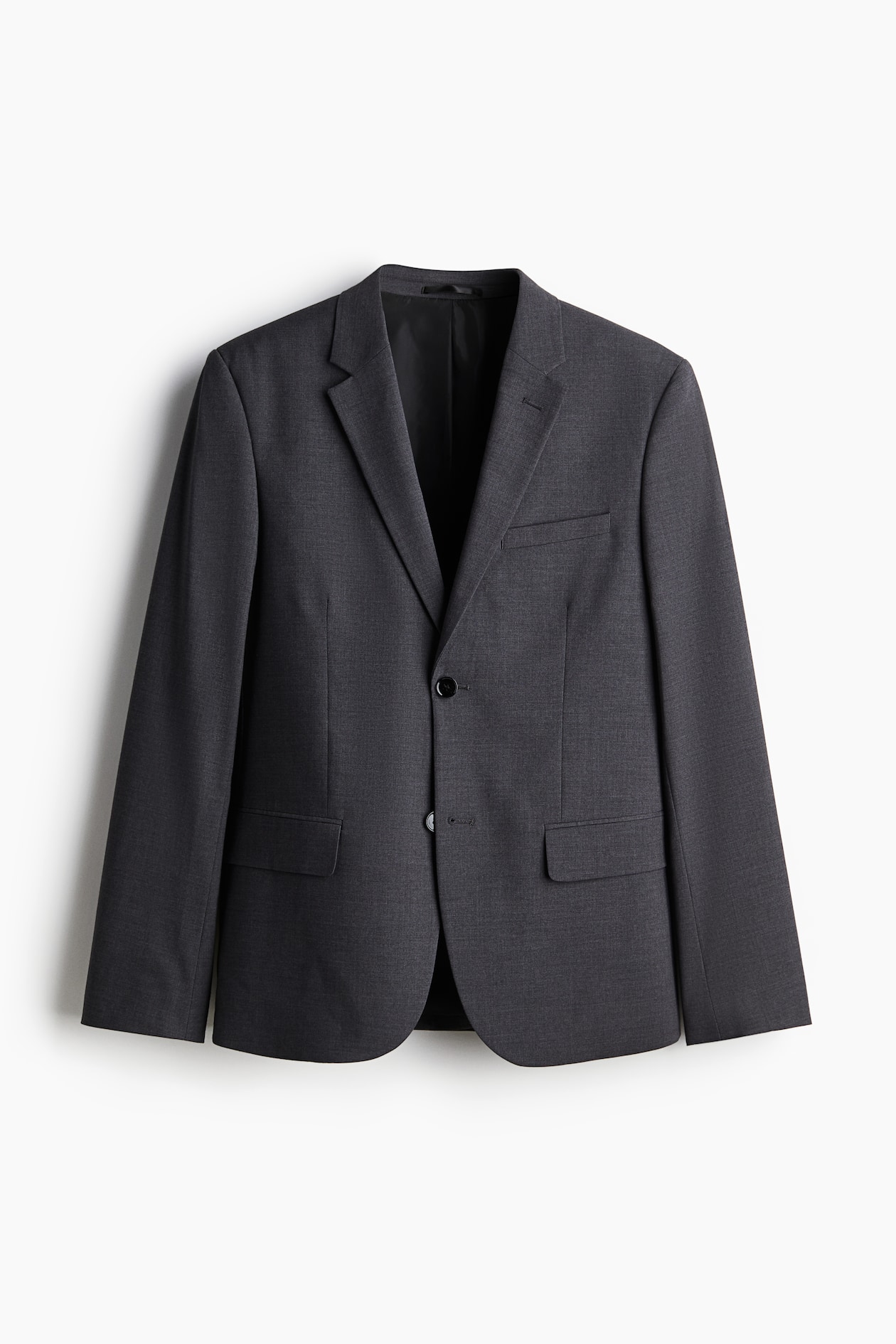 Men’s Dark gray Skinny Fit Single-Breasted Jacket | H&M US