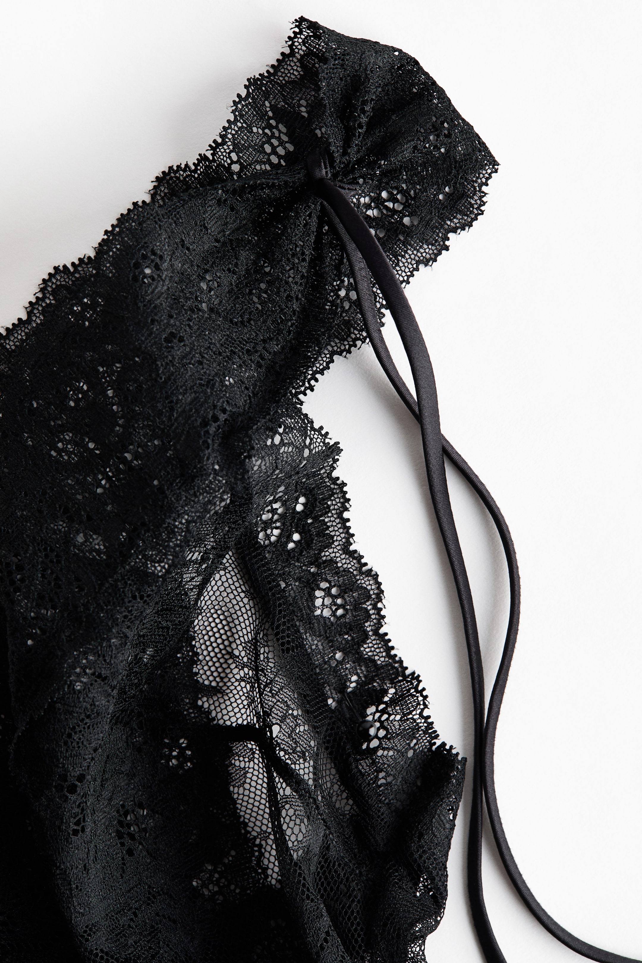 Deep plunge lace body - Schwarz - DAMEN | H&M CH