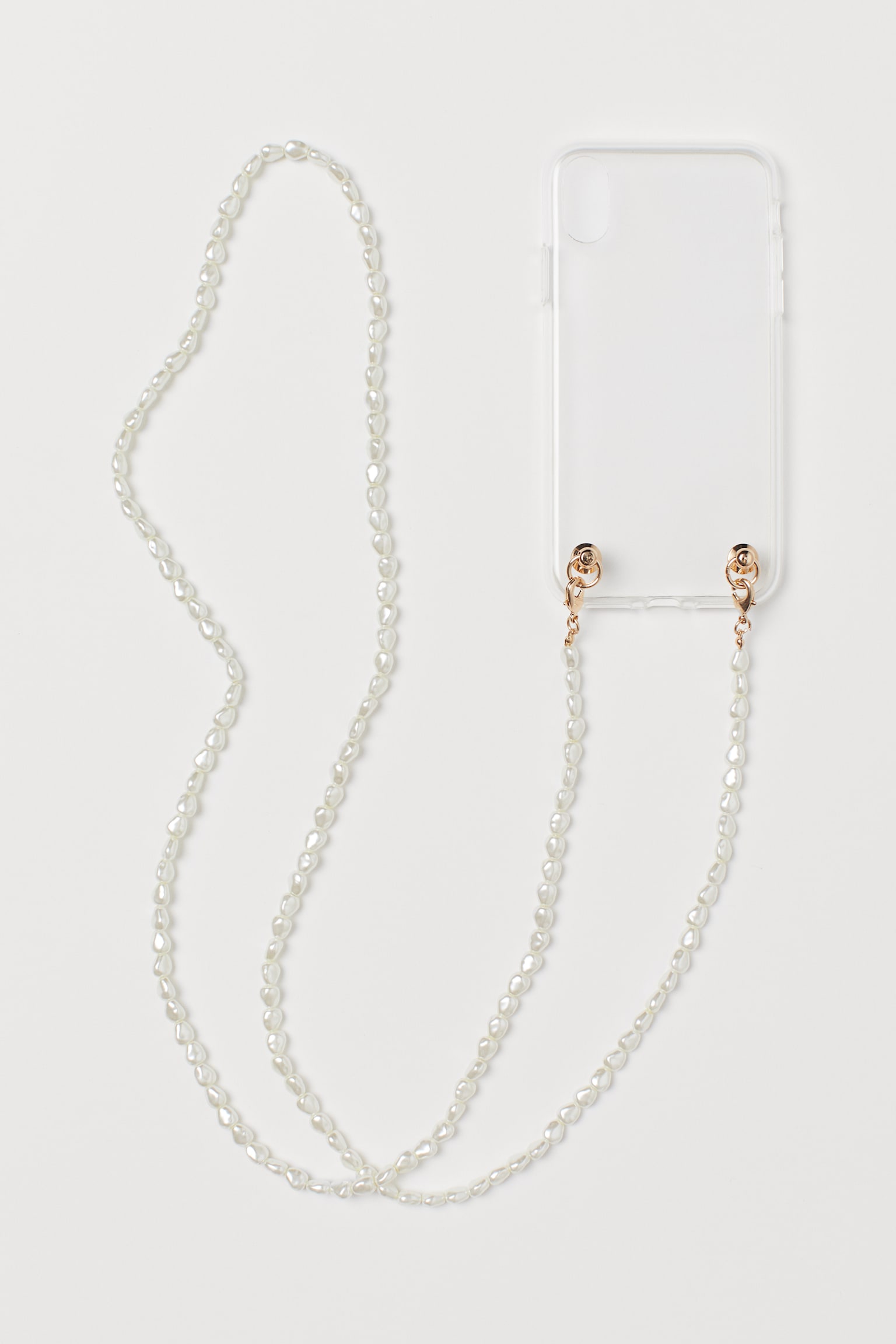 Lanyard iPhone Case - Transparent/beads - Ladies | H&M US