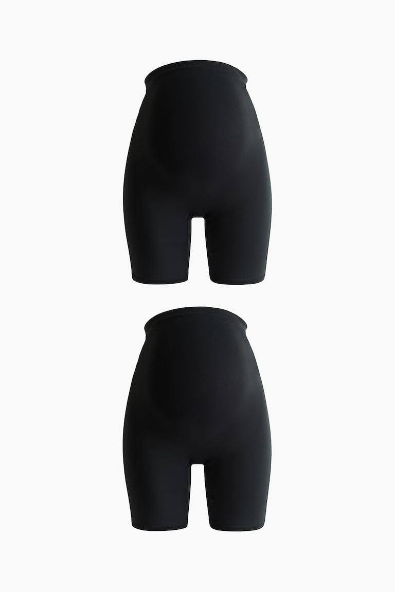 Women's Black MAMA 2-Pack Super Stretch Bike Shorts | H&M CA