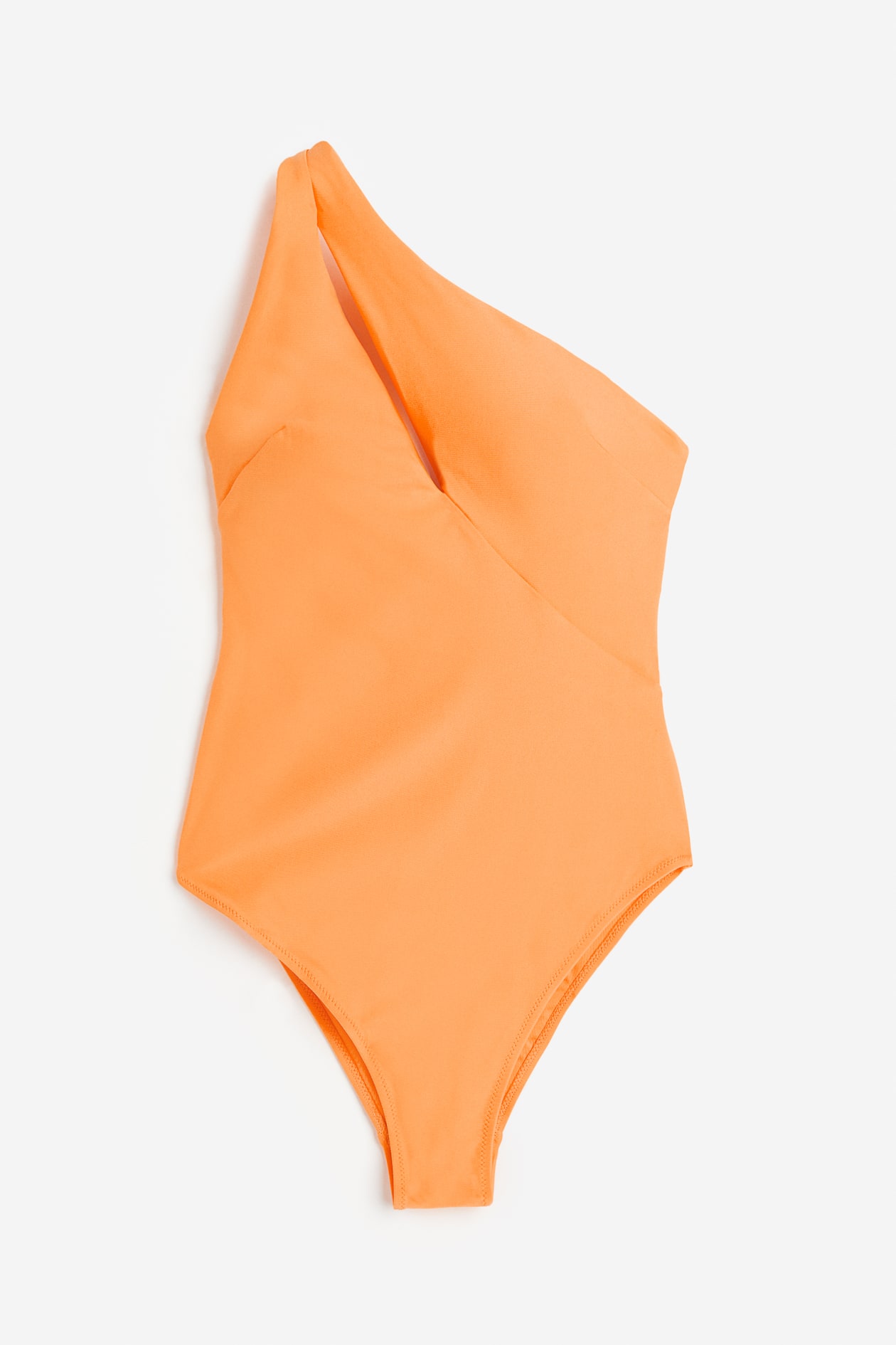 Traje de baño de un hombro High leg - Naranja - MUJER | H&M ES