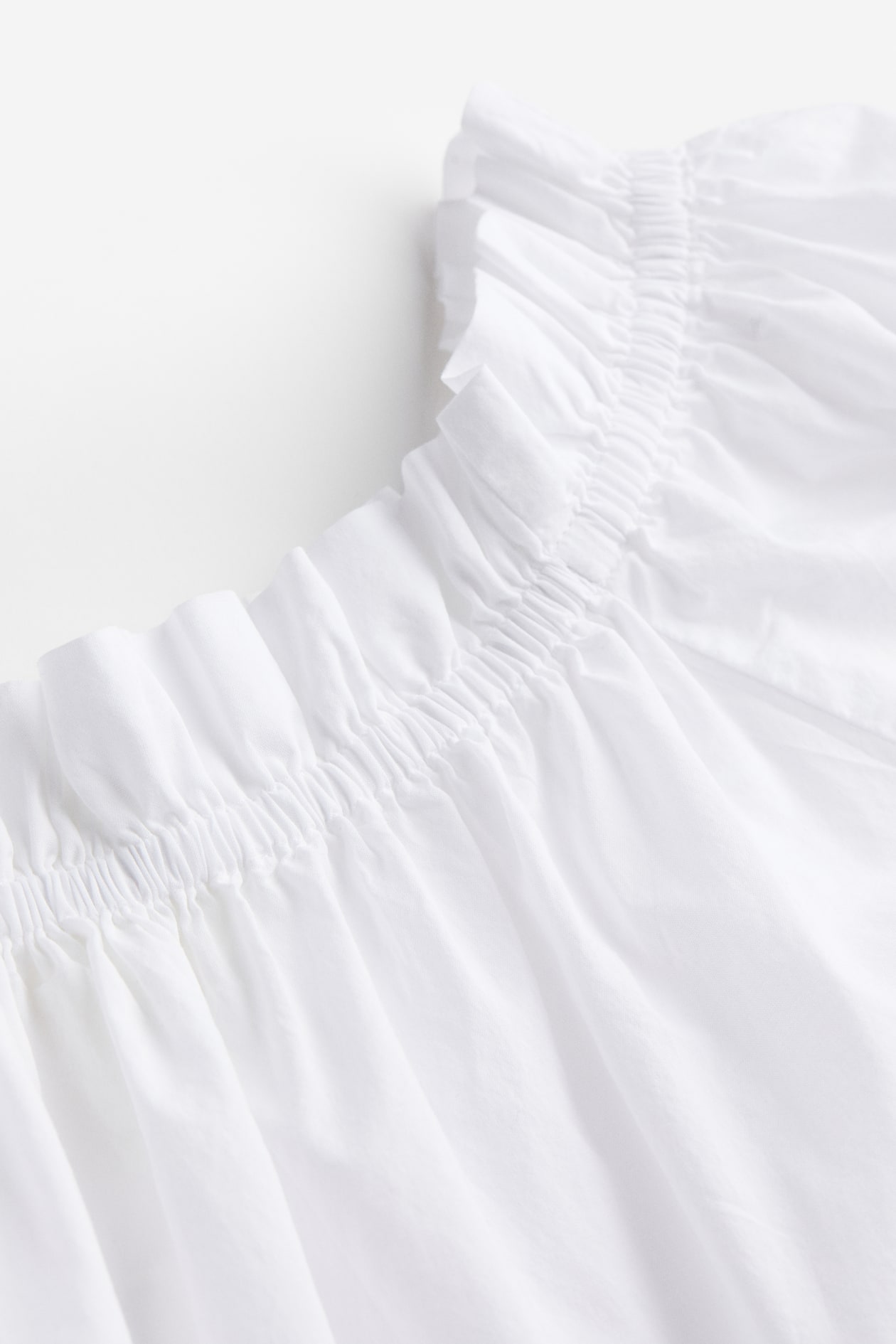 Women's White Ruffle-trimmed Off-the-shoulder Top | H&M US