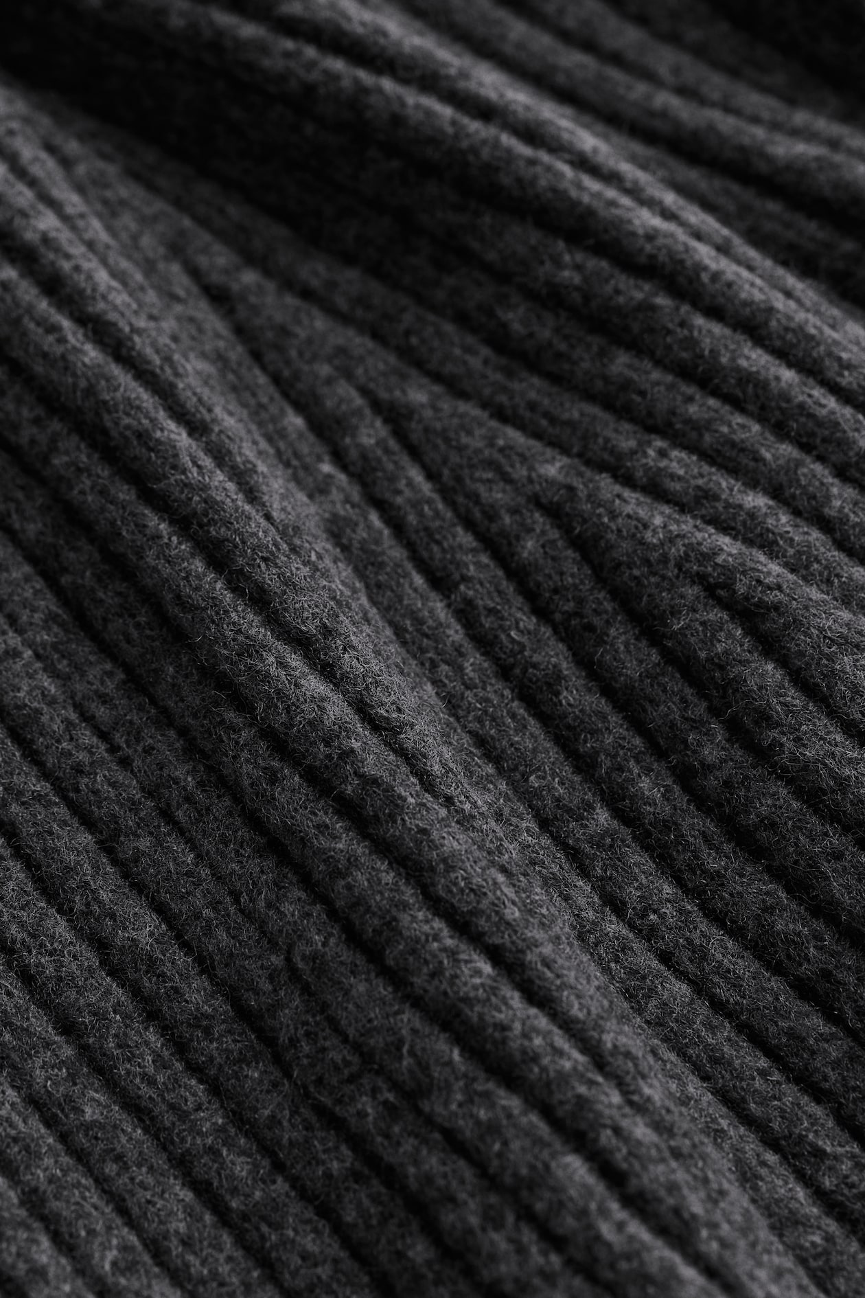 Women's Dark gray Rib-knit Dress | H&M US