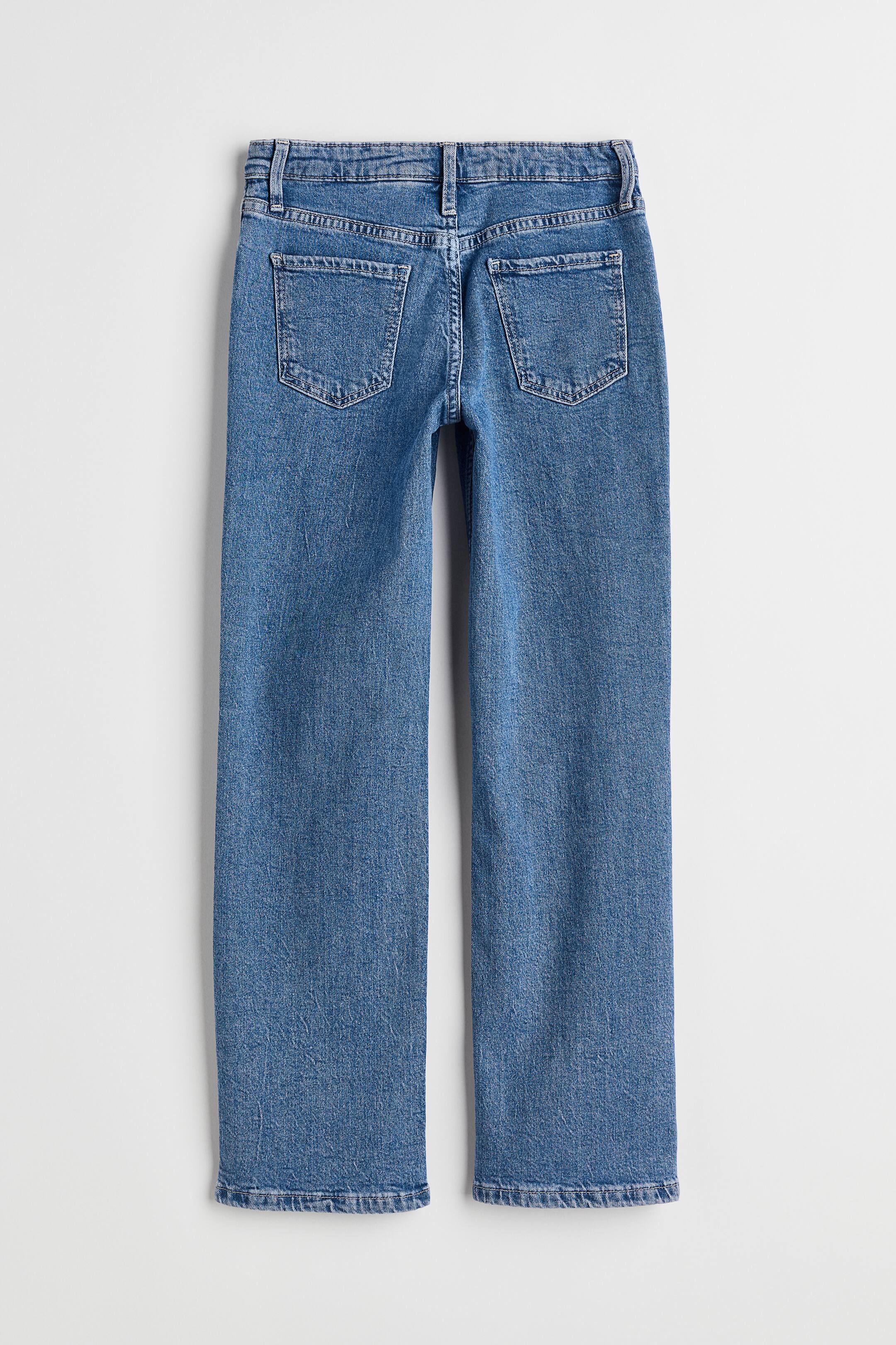 Straight Fit Low Jeans - Vita bassa - Lungo - Blu denim - BAMBINO | H&M IT