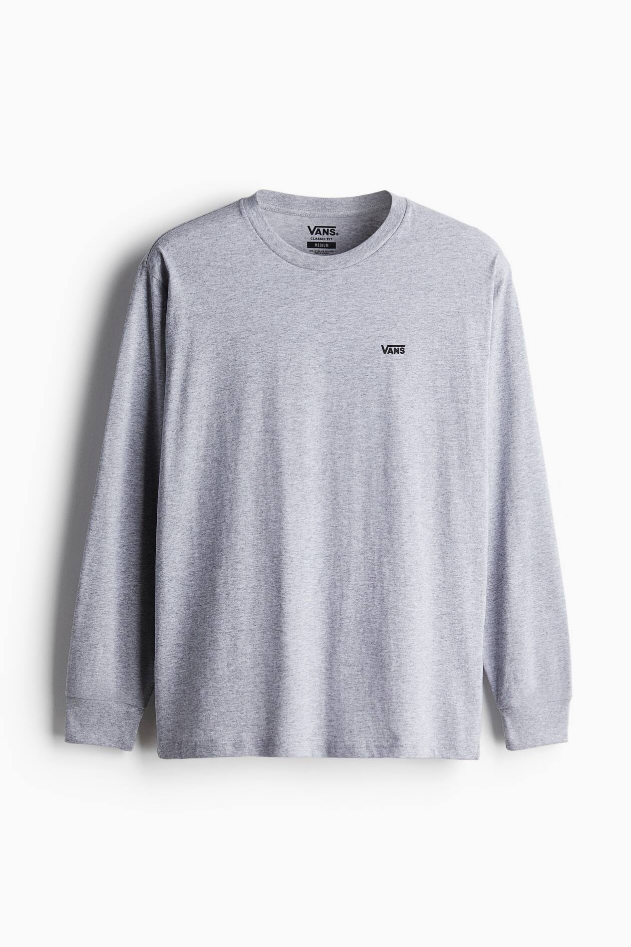 Mn Left Chest Hit Ls - Athletic Heather/bla - Vans - Men | H&M DE