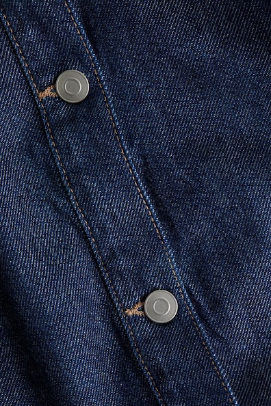 Women's Dark denim blue Tie-detail denim dress | H&M GB